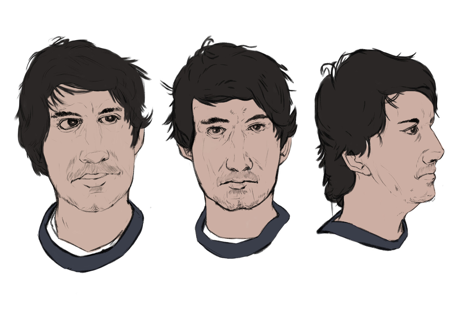 Connor James - Self Portrait Paintings - 2021