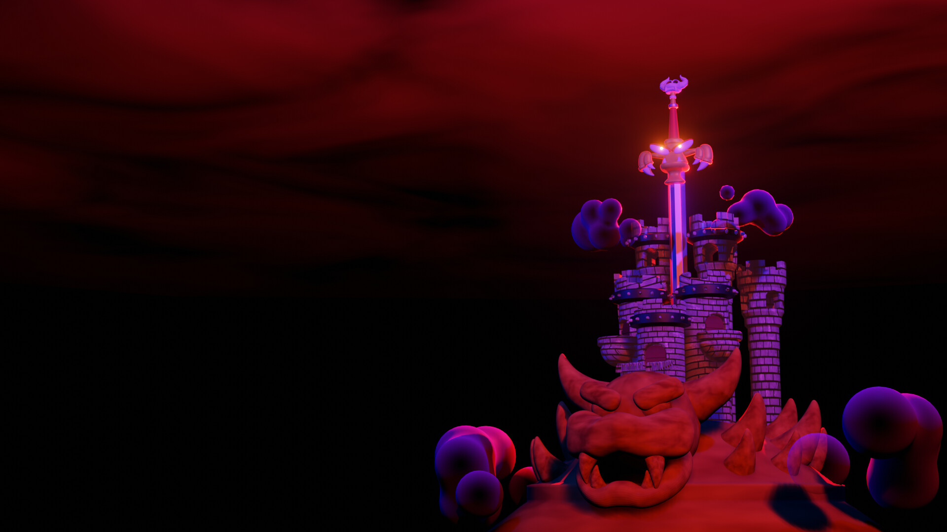 ArtStation - Bowser's Castle (Exor) - Super Mario RPG Legend of The ...