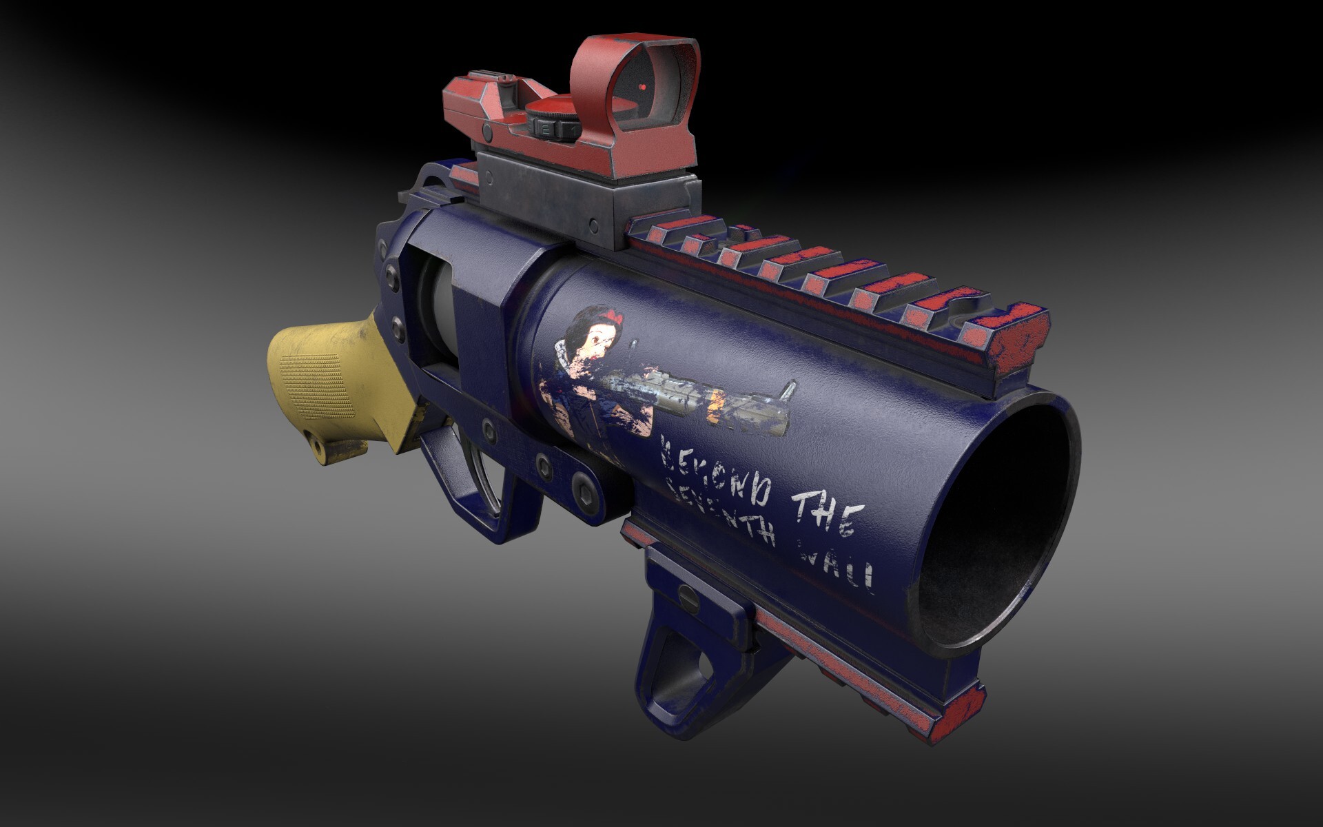 ArtStation - Snow White Grenade Launcher