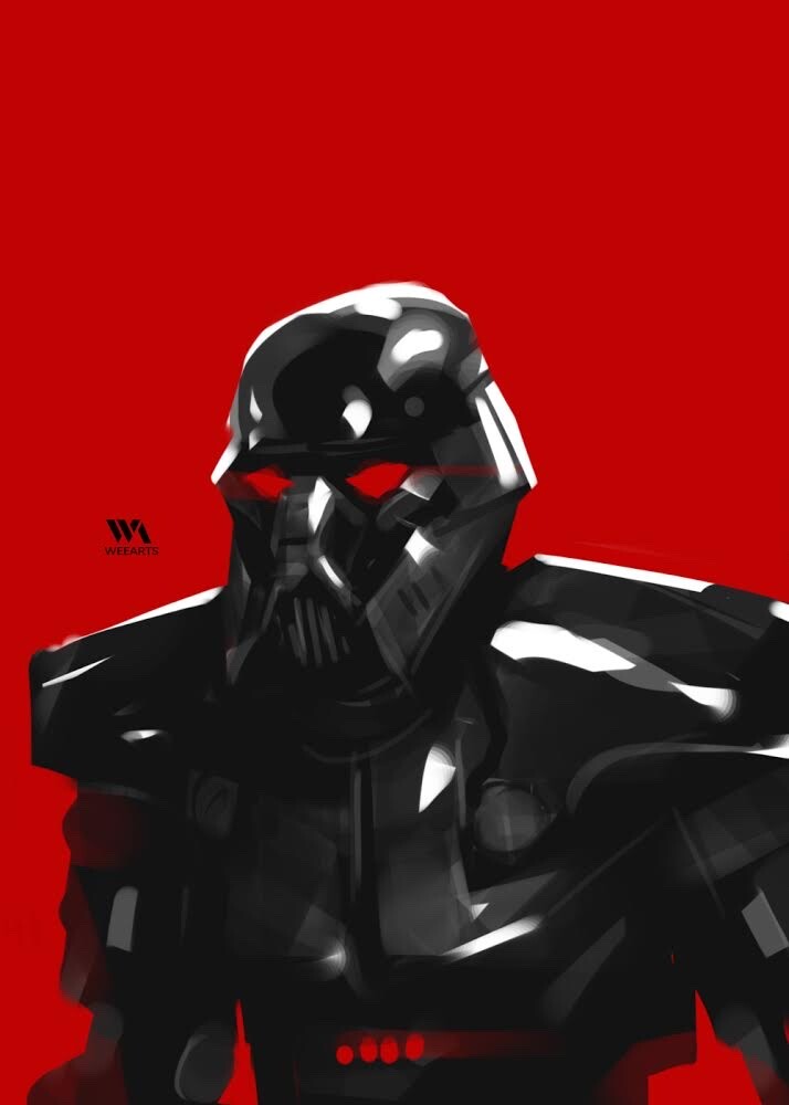ArtStation - Dark Trooper - Red background series