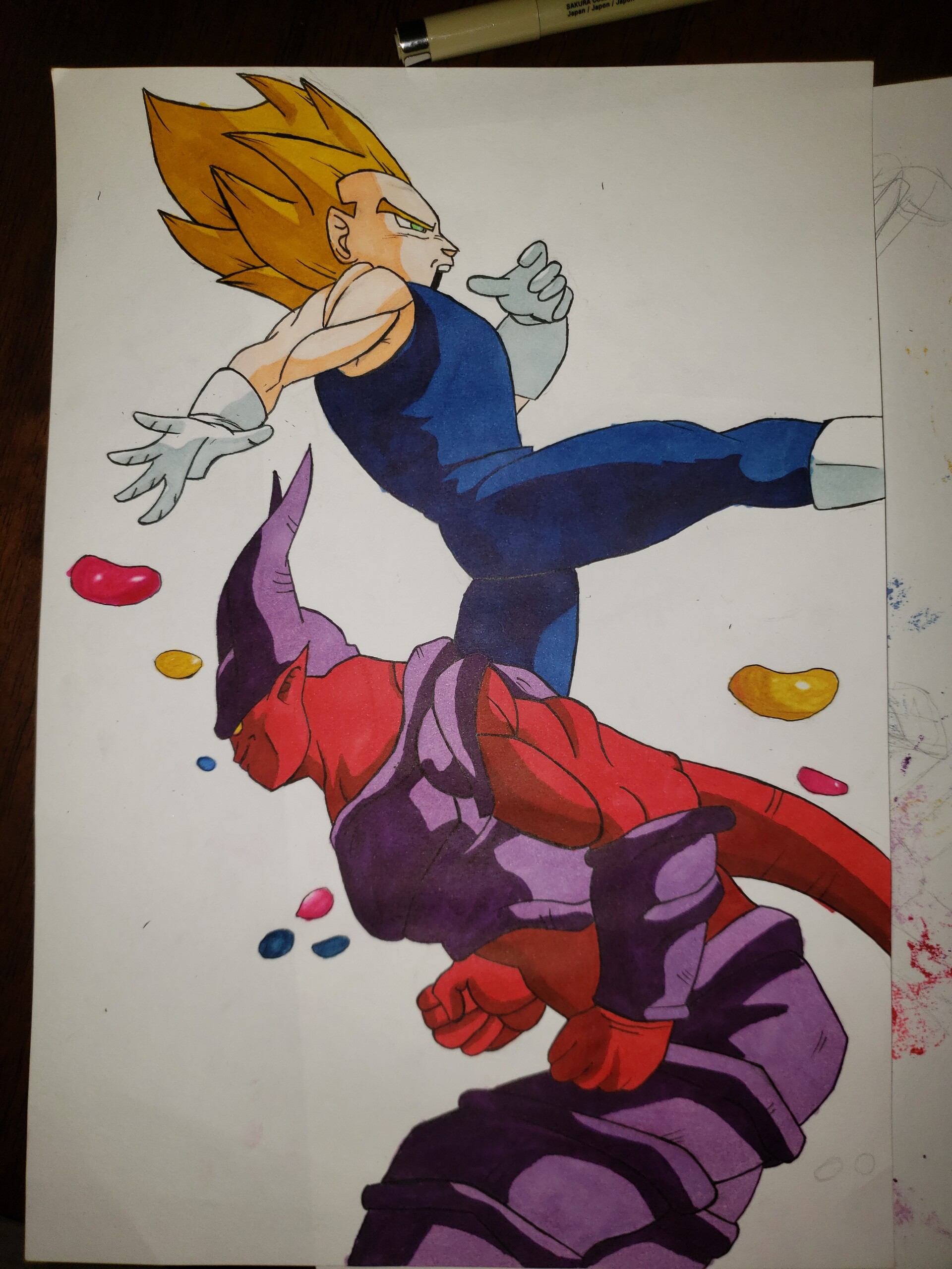 ArtStation - Janemba vs vegeta