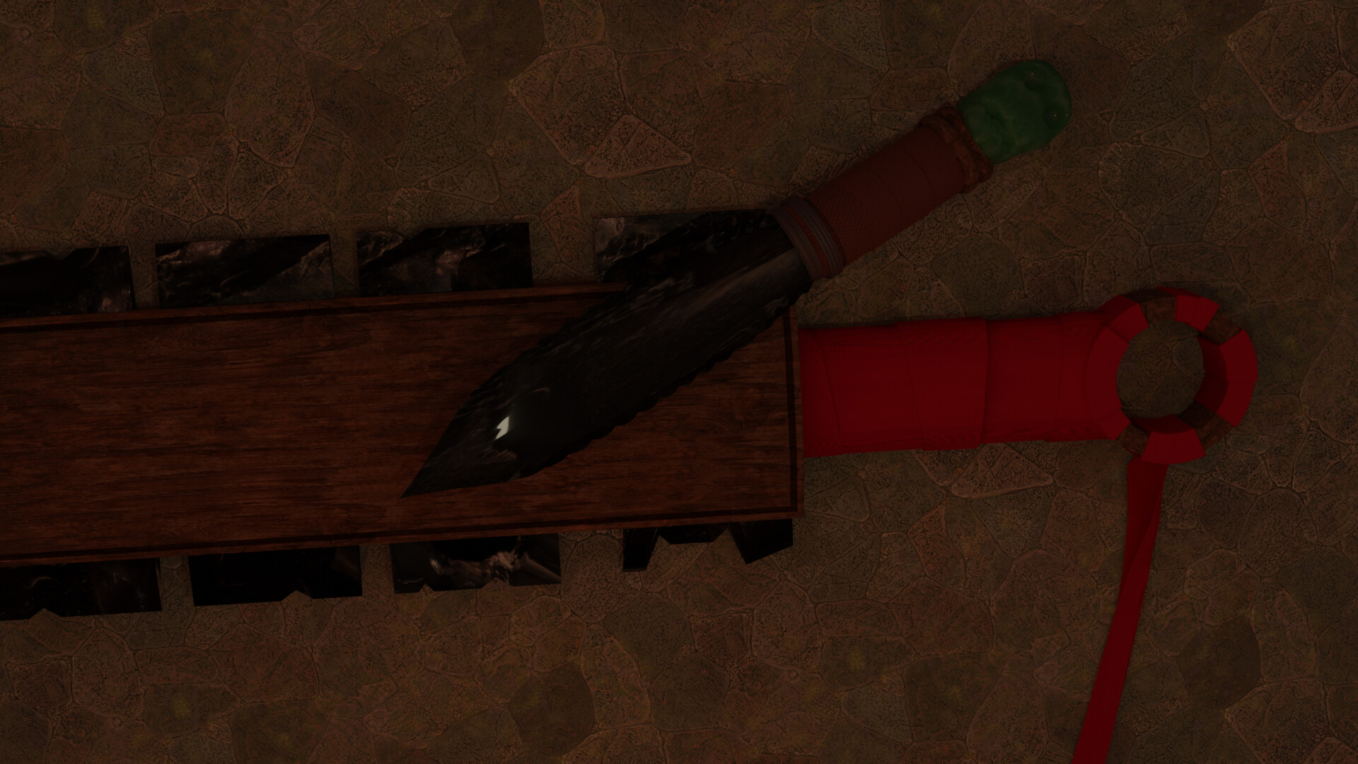 ArtStation - Aztec Macuahuitl and dagger