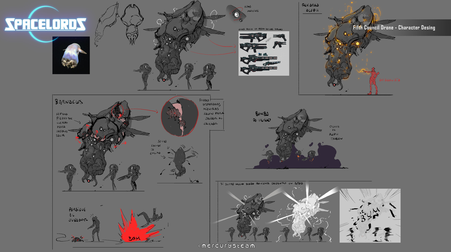 Jorge Benedito - Spacelords Enemies Character Concept Art