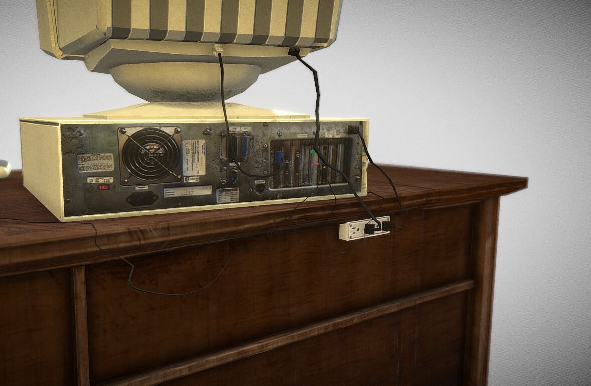 Deriss Dako - 90s Computer desk