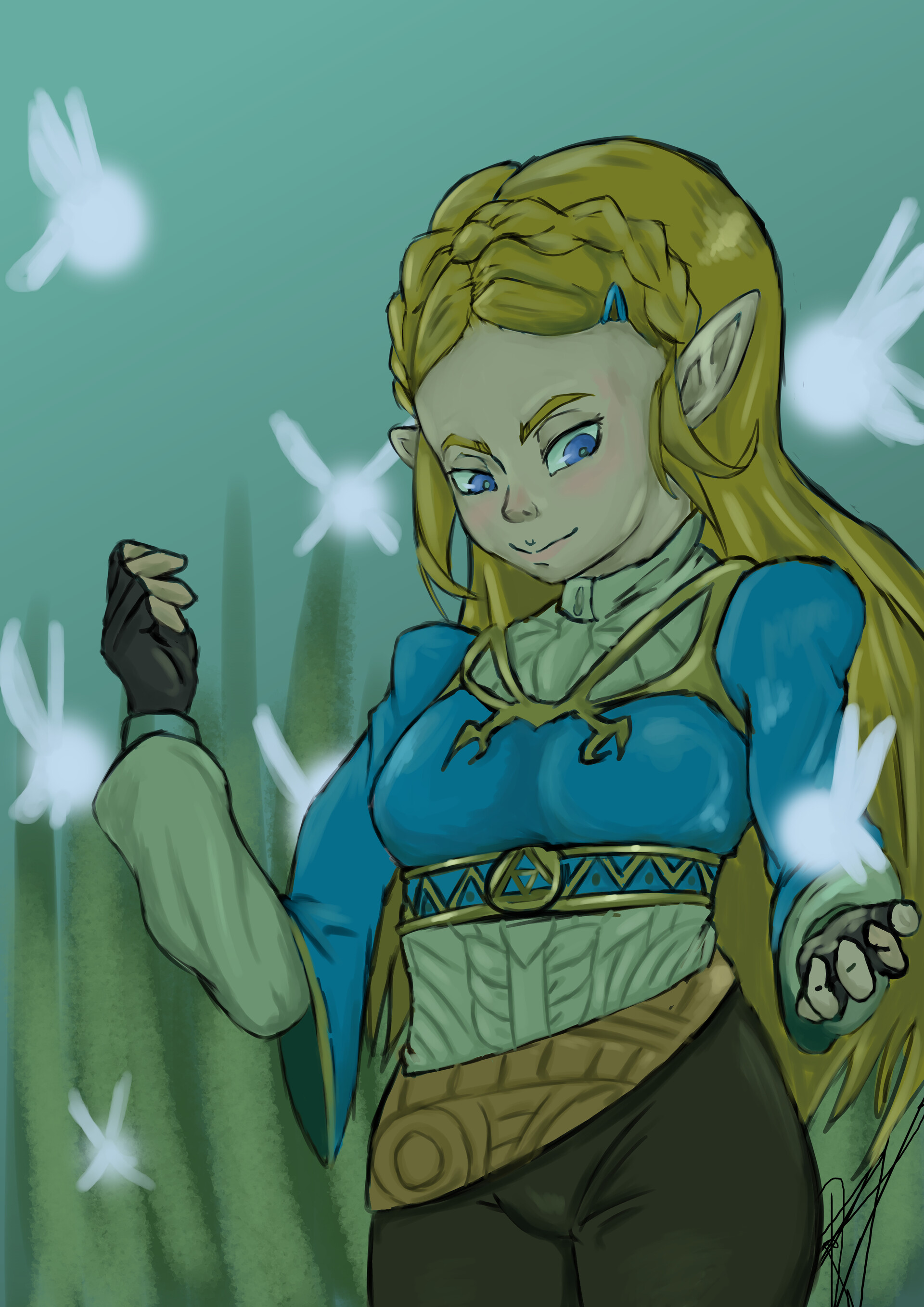 ArtStation - Zelda among the fae