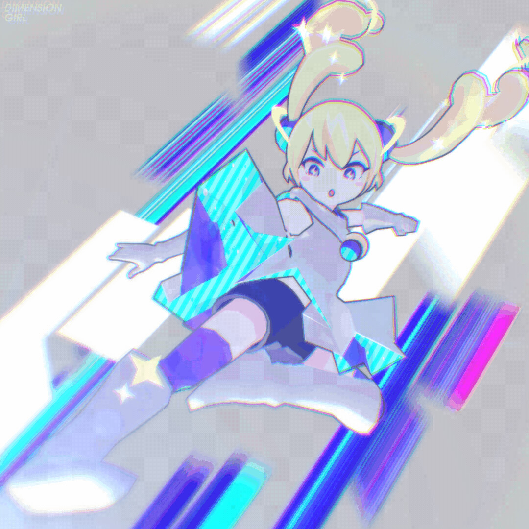 ArtStation - Dimenion Girl / Kick