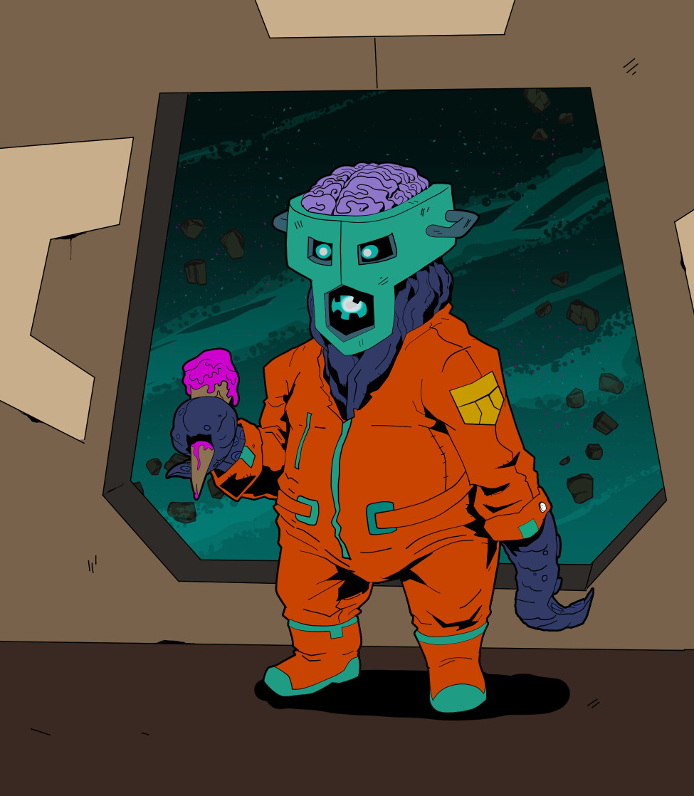 ArtStation - Void Bastards Inspired Illustration