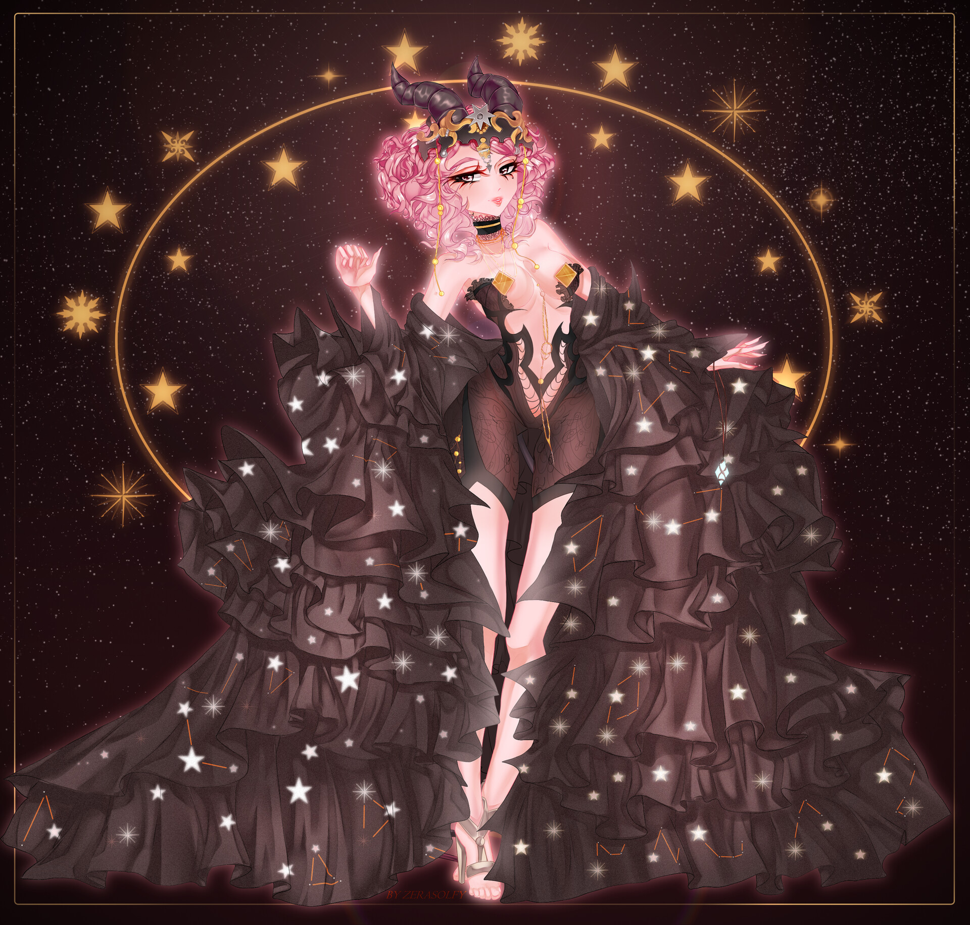 ArtStation - Space Diva Commission