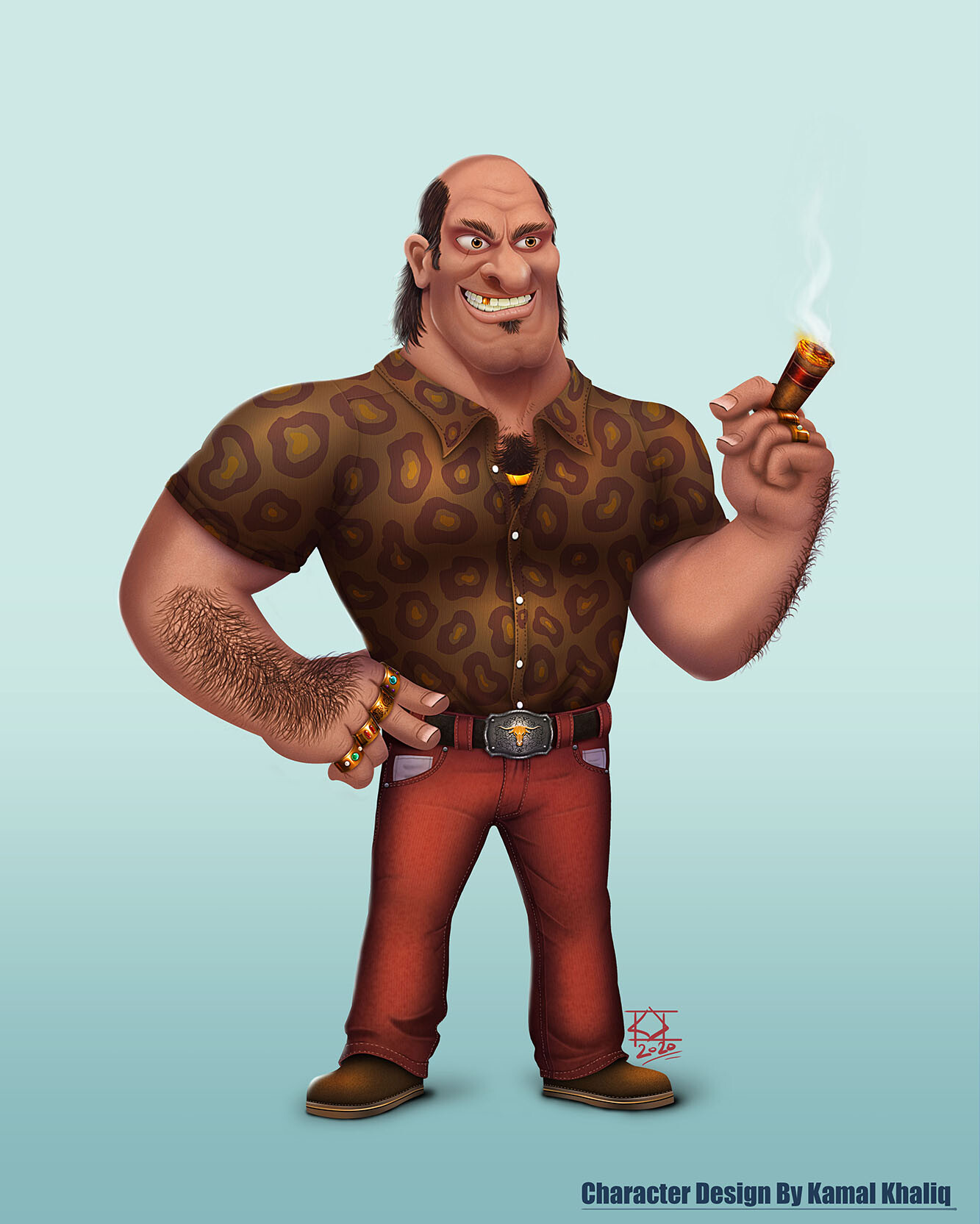 ArtStation - Mr. D Gang-leader Group of gangster.