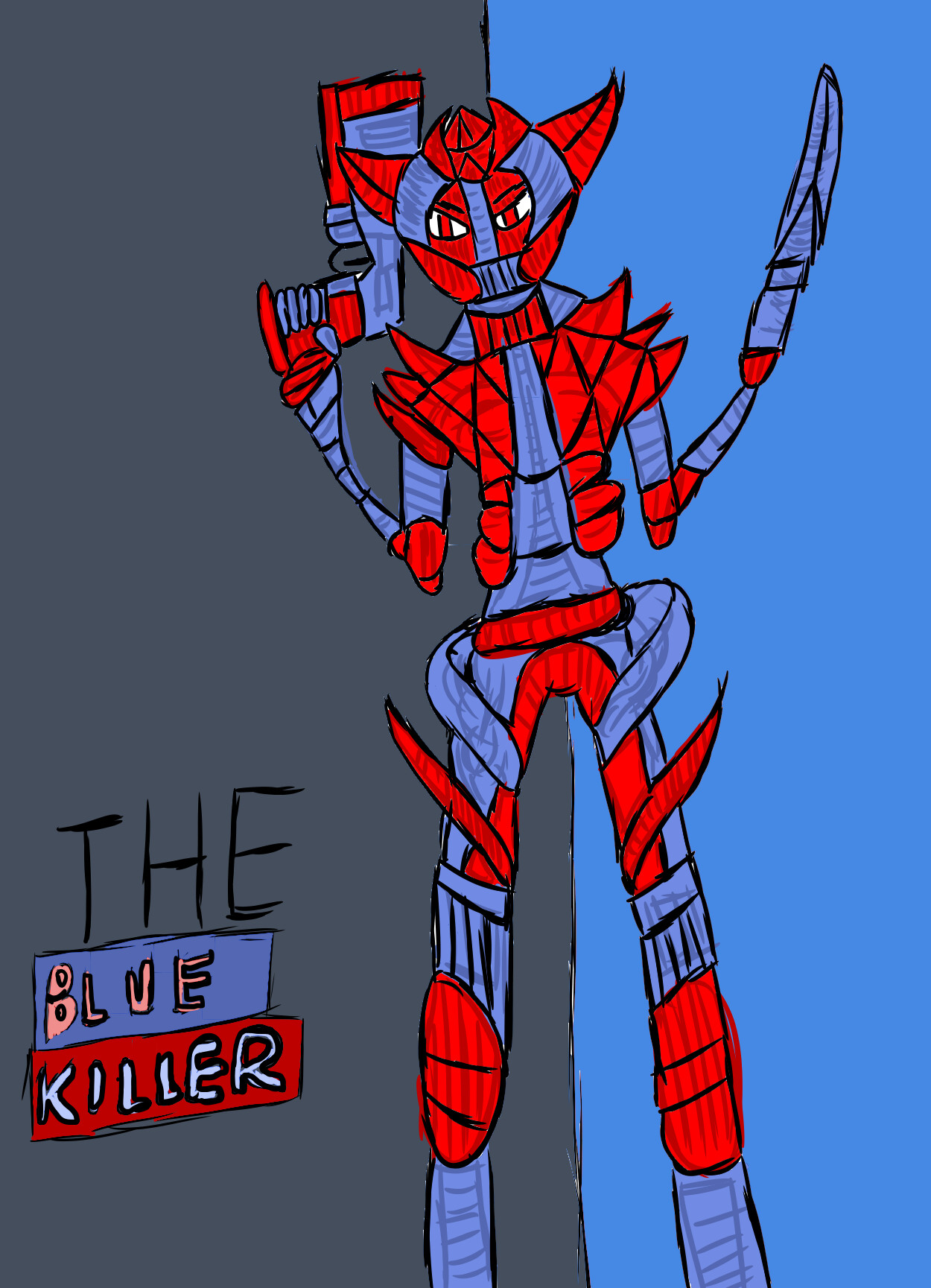 ArtStation - The Blue Killer/Синий Убийца