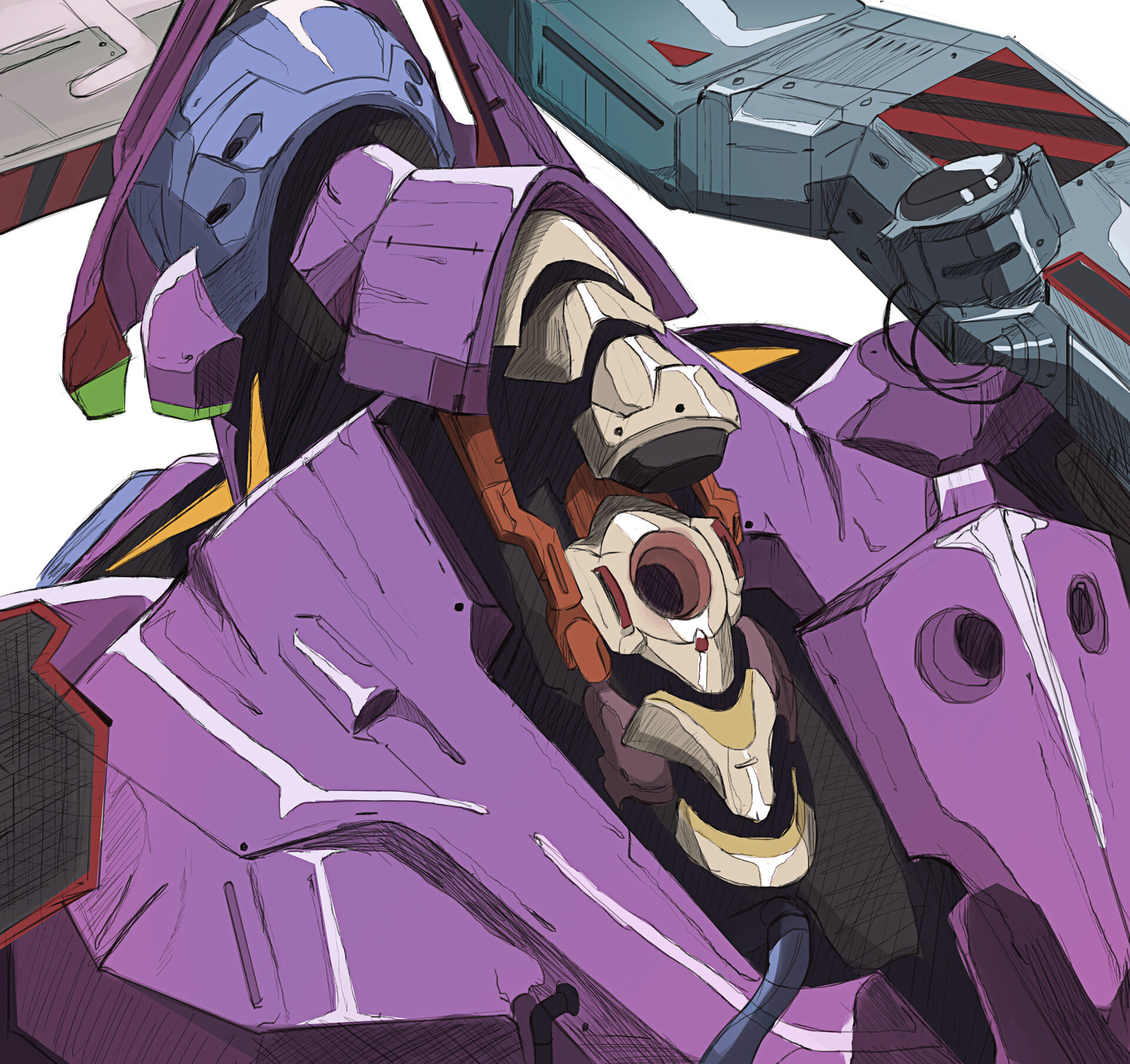 ArtStation - EVA 01 Fan art 2