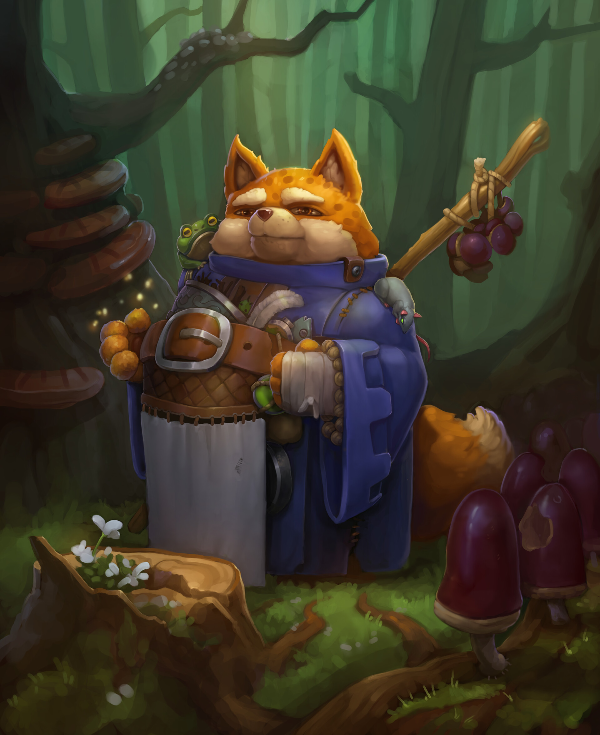 ArtStation - Druid cat