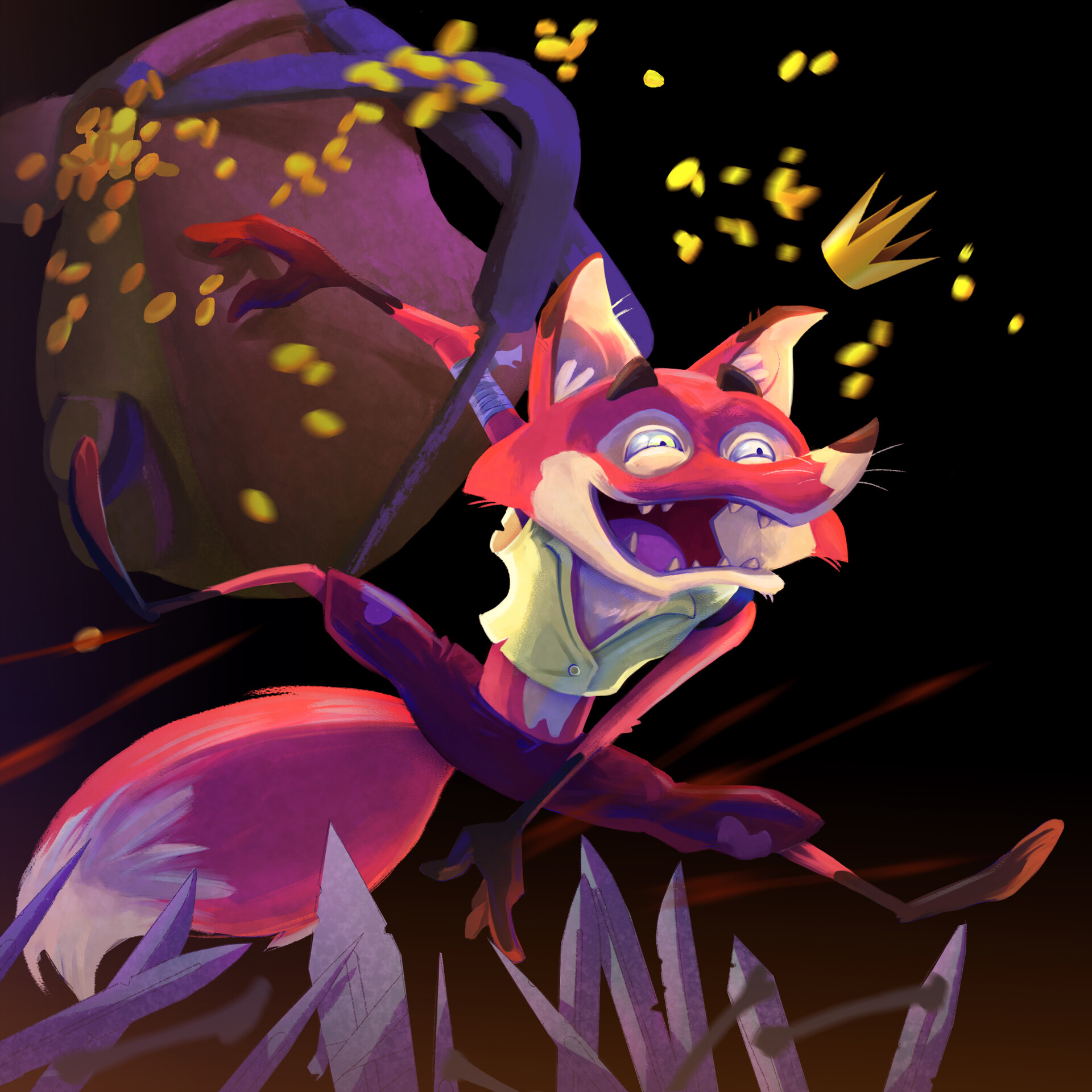 ArtStation - Dungeon explorer fox