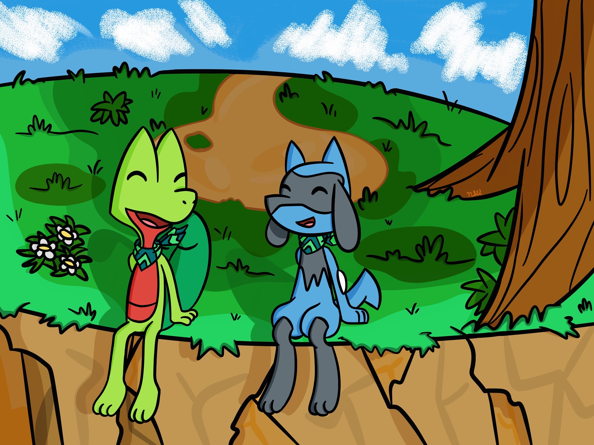 ArtStation - Psmd 5th anniversary celebration drawing