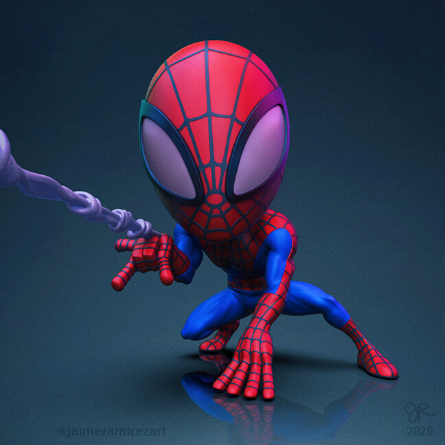 chibi spiderman