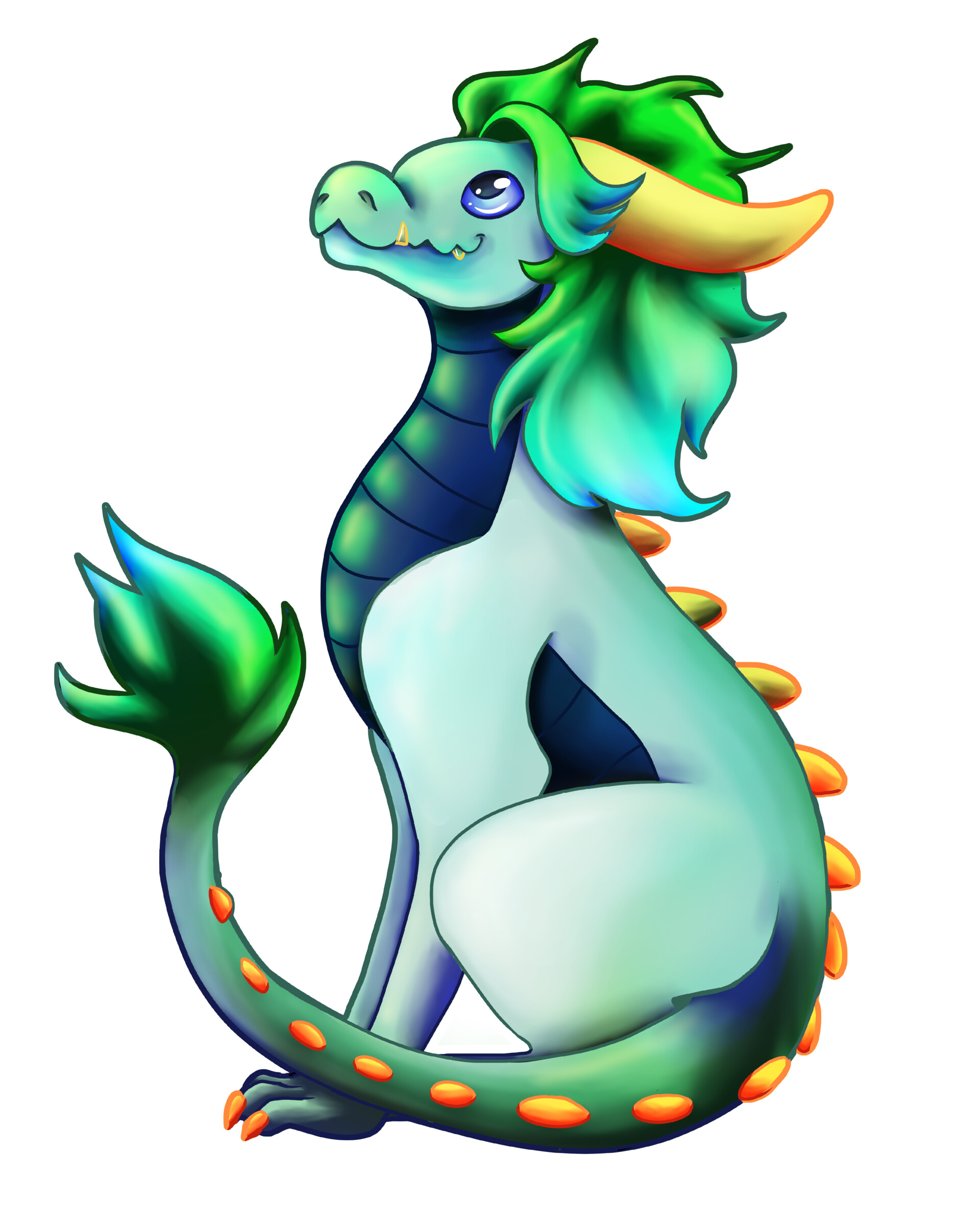 ArtStation - Cute little dragon