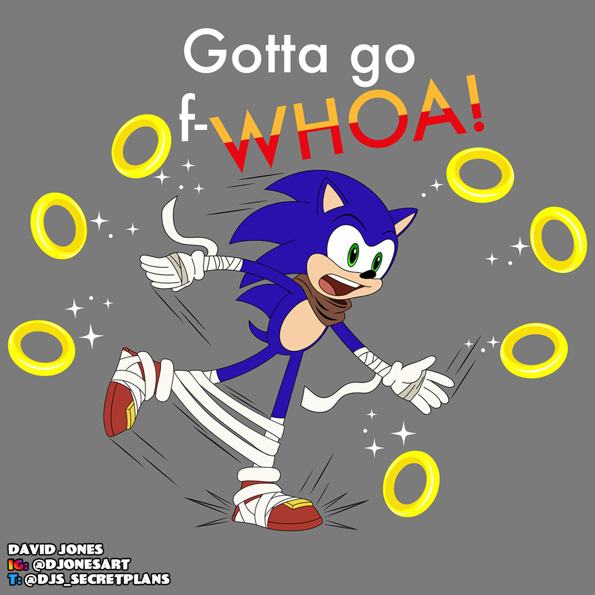 ArtStation - Sonic: Gotta go f-Whoa!