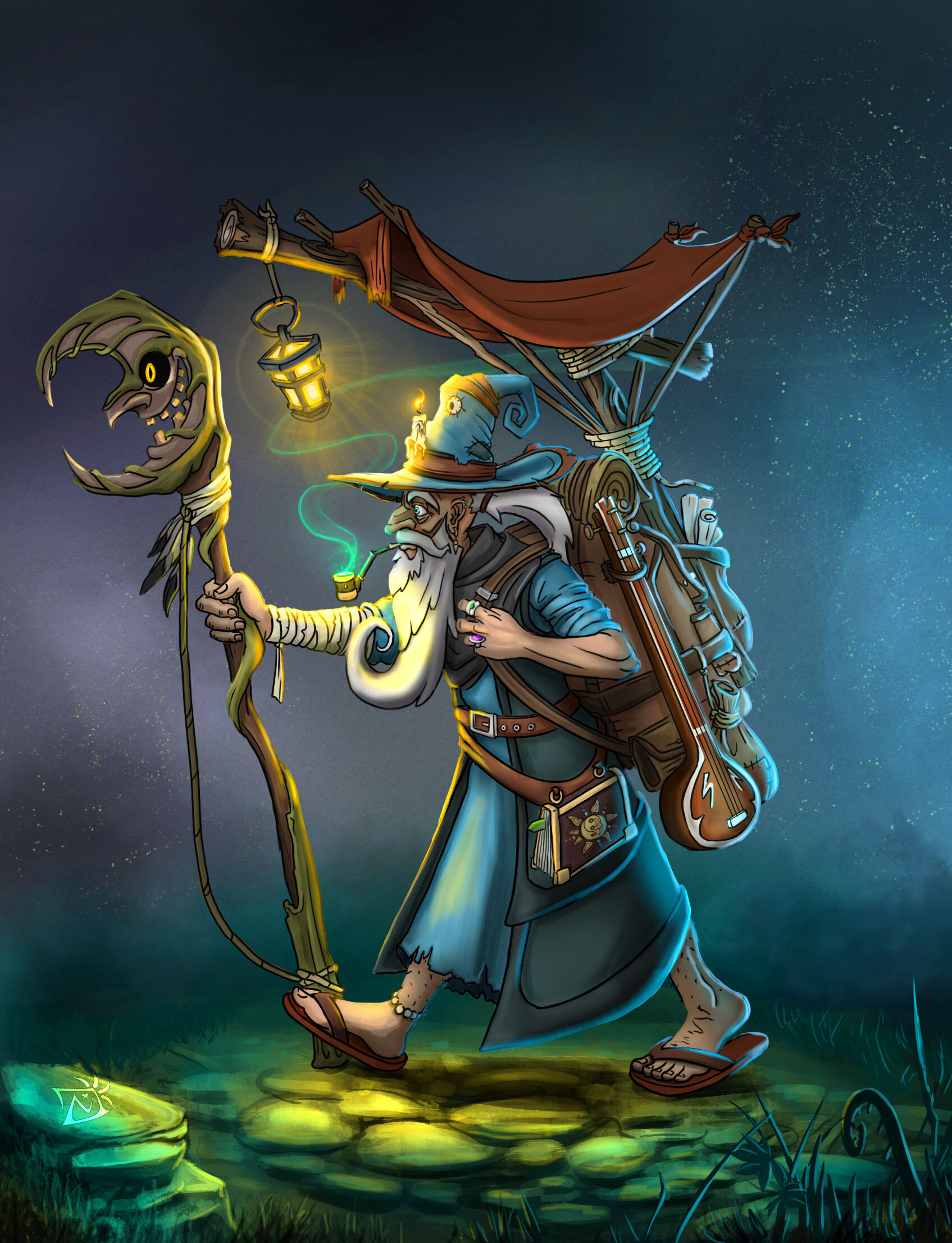 ArtStation - Wizard traveller