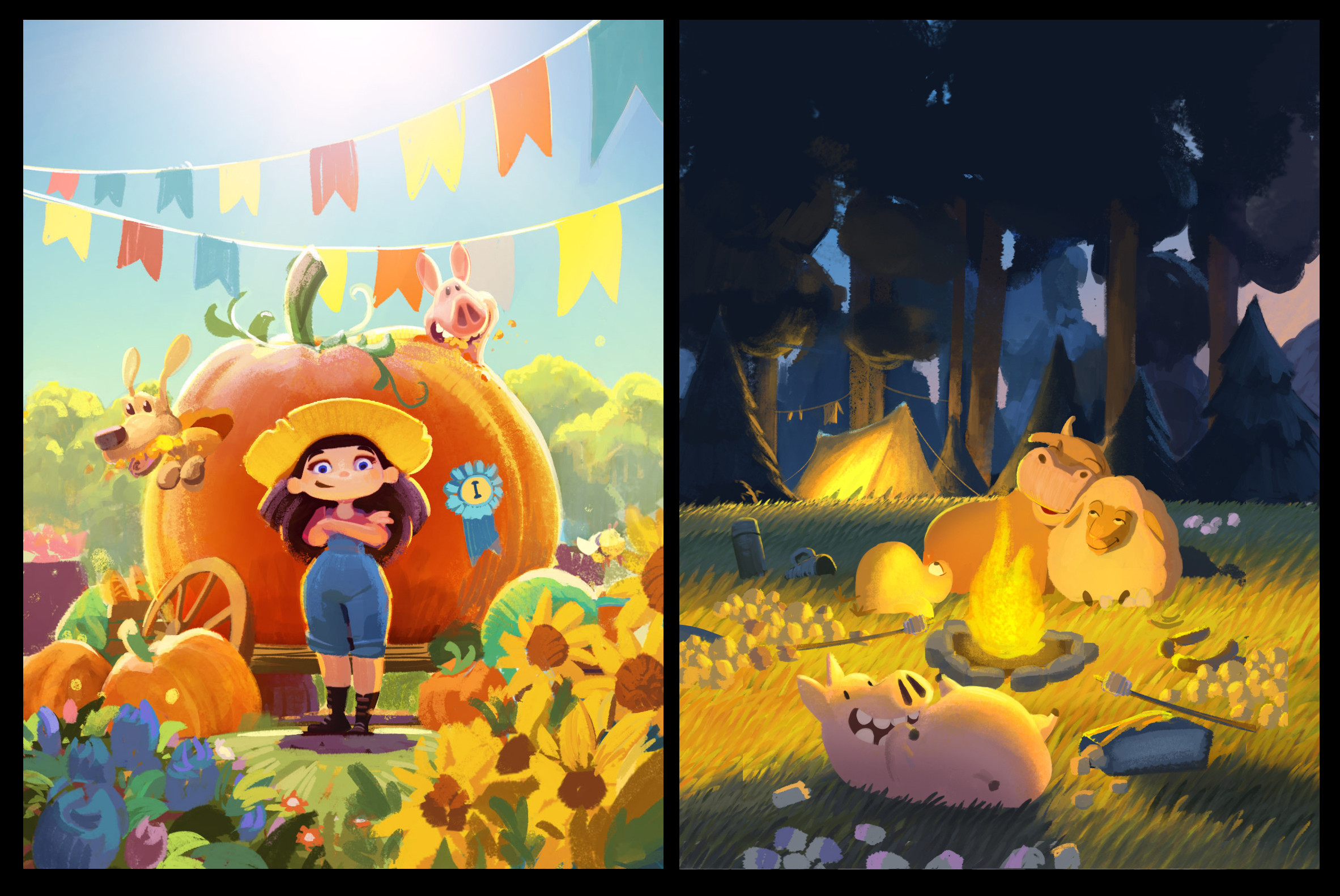 Studio Piñata - Hay Day Pop! Keyart Concepts