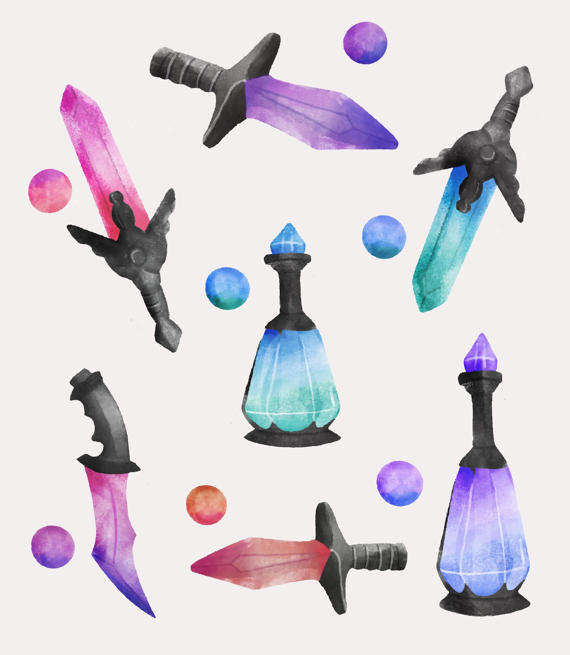 ArtStation - Fantasy Crystal Art