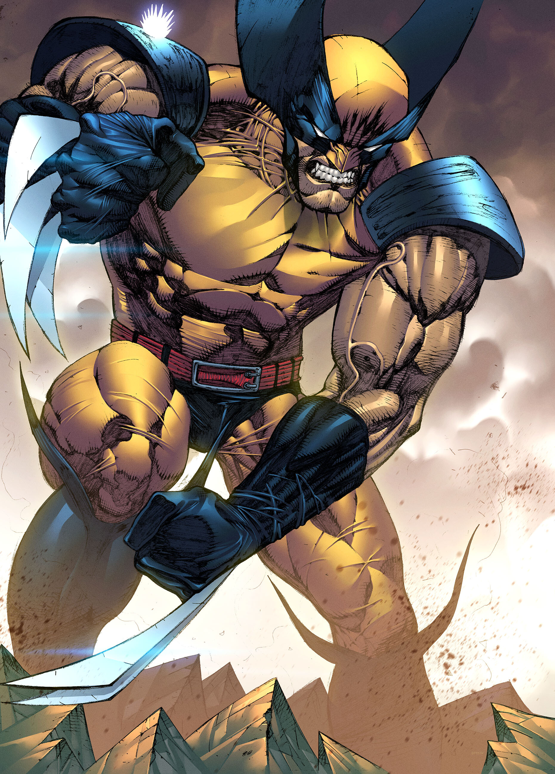 ArtStation - Wolverine illustration
