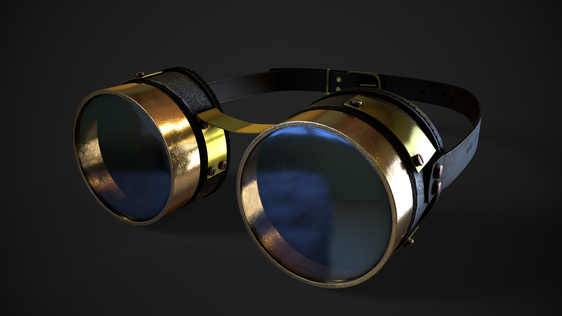 ArtStation - STEAMPUNK GOGGLES