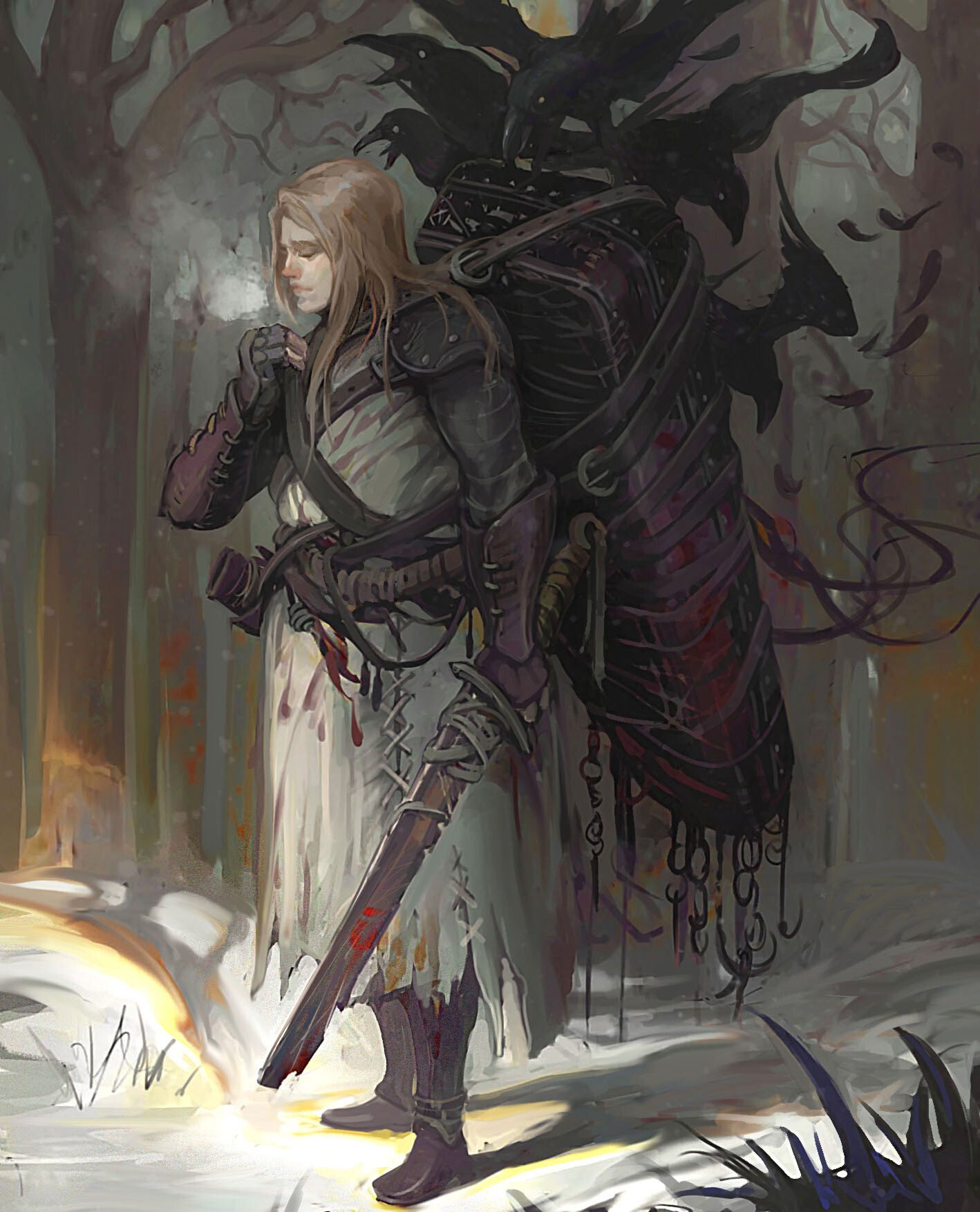 ArtStation - depressed swordsman