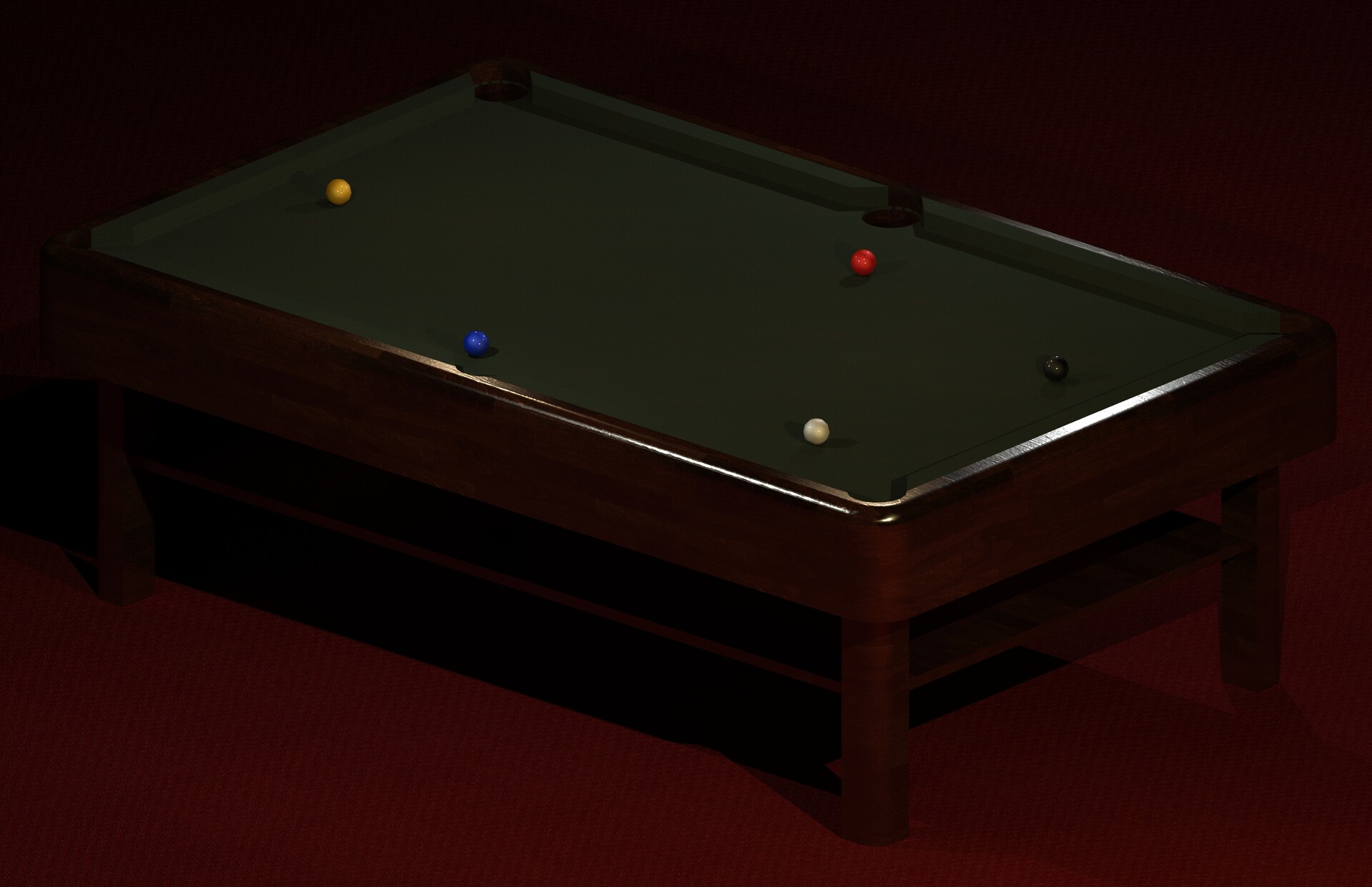 ArtStation - Pool Table Asset