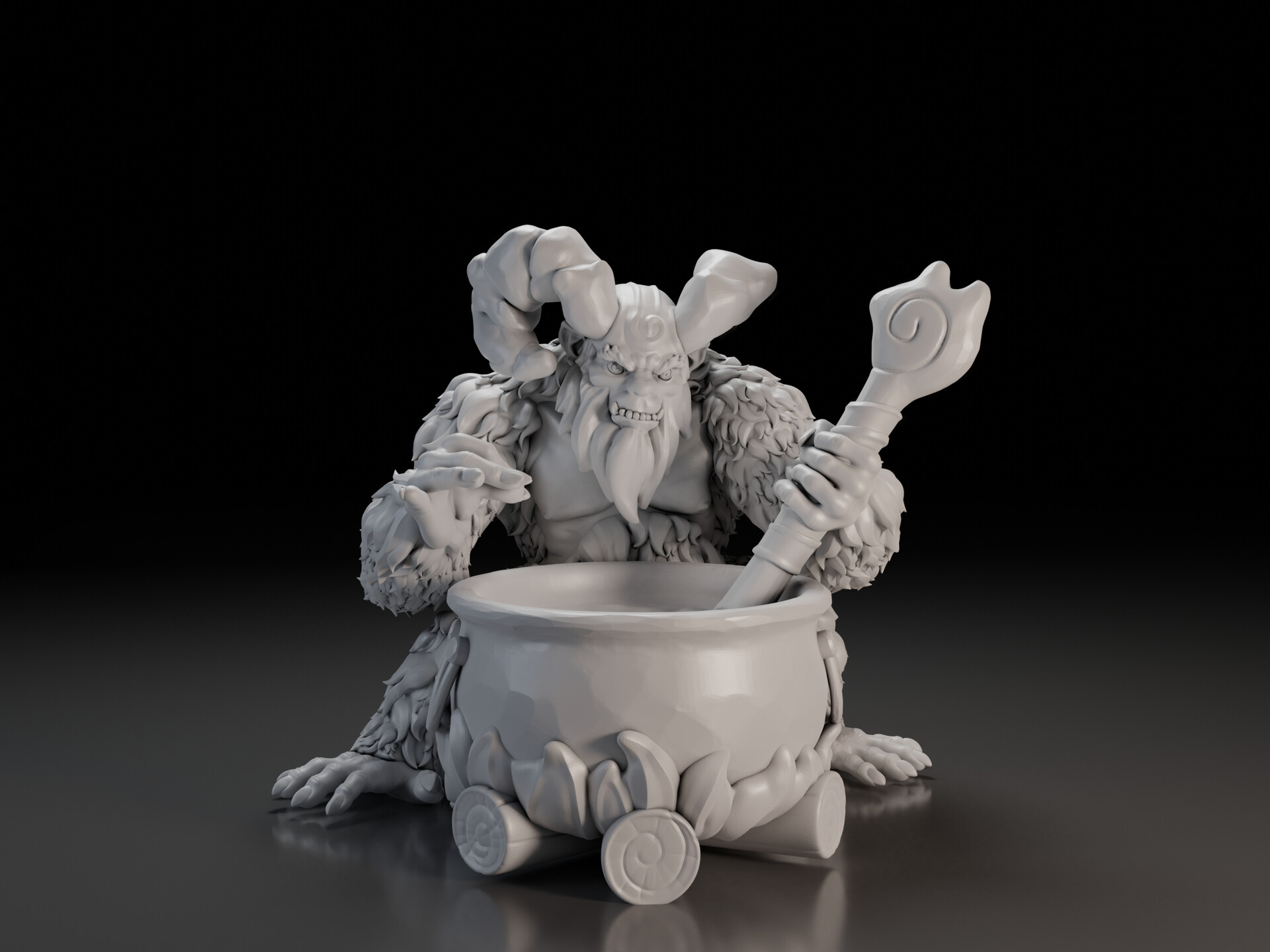 ArtStation - Yeti Cook Miniature