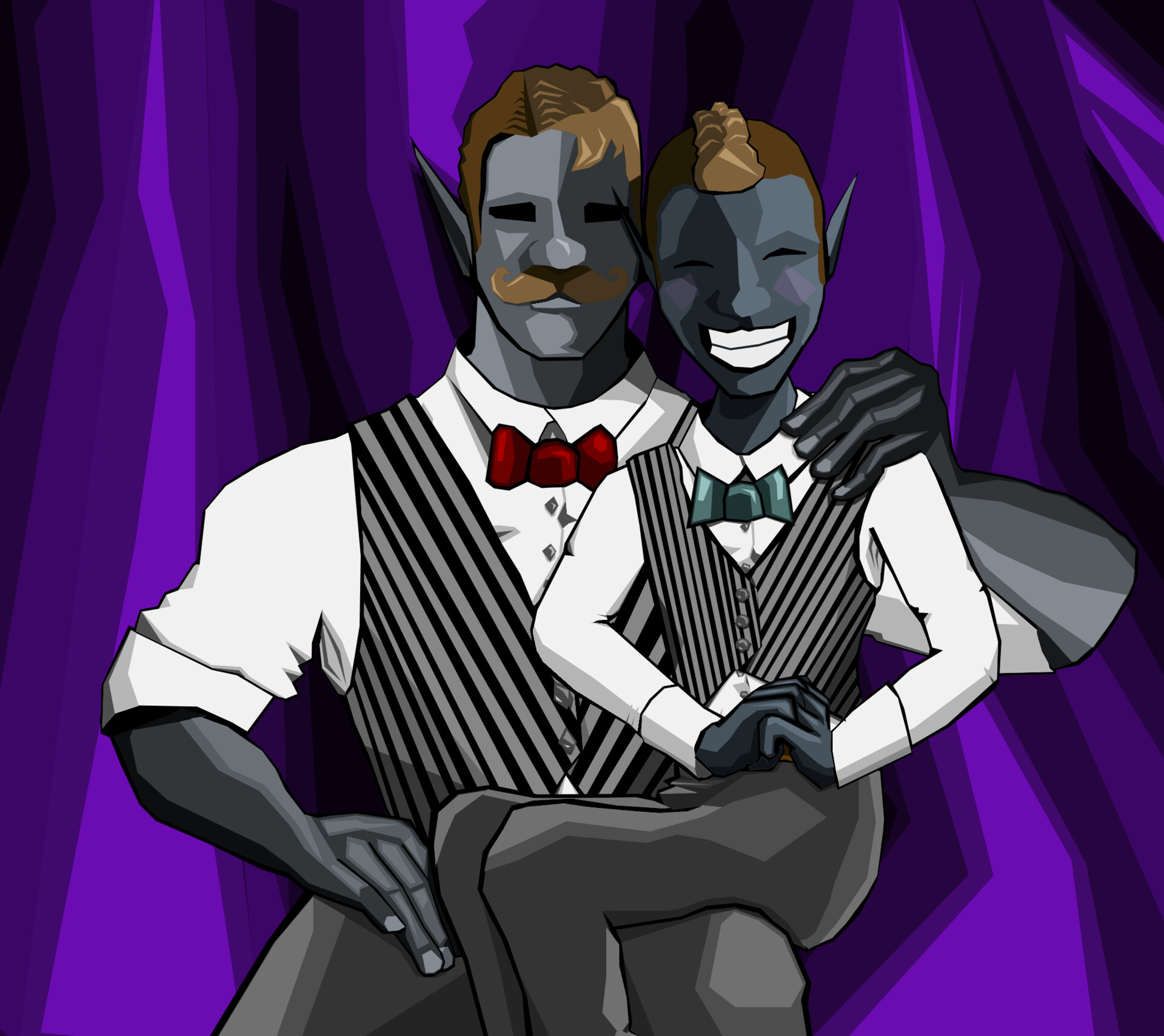 ArtStation - Father and Daughter Drow Concept