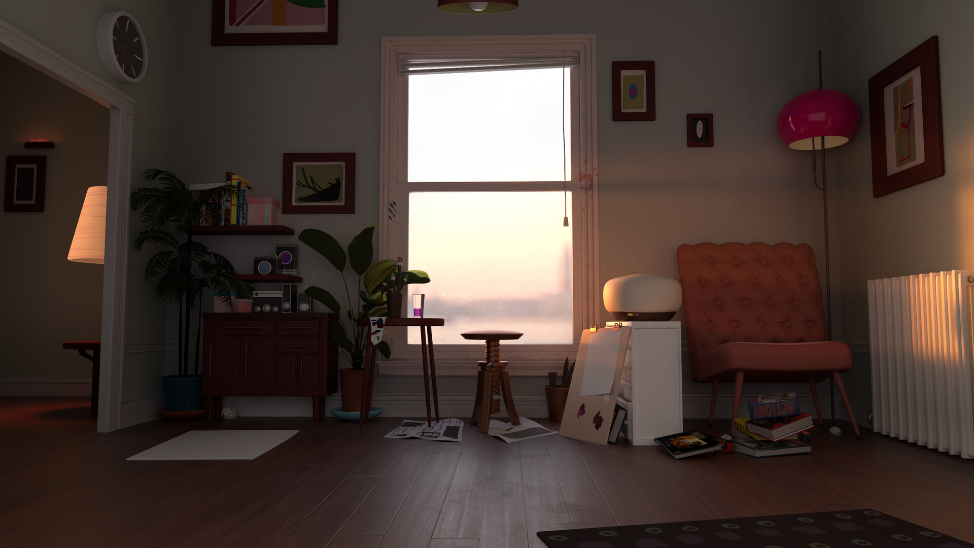 ArtStation - Morning Studio Concept