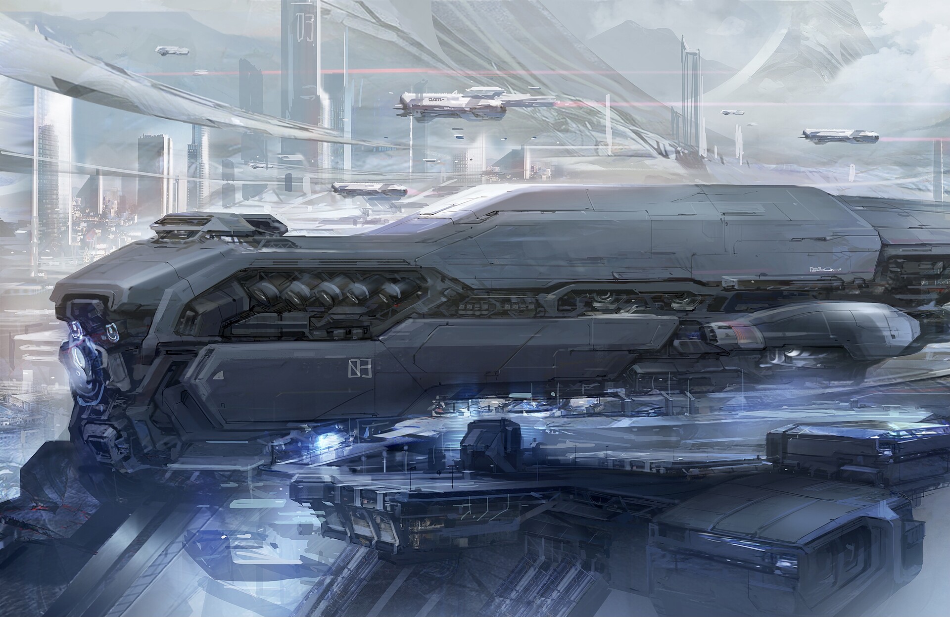 ArtStation - Spaceship City_0126