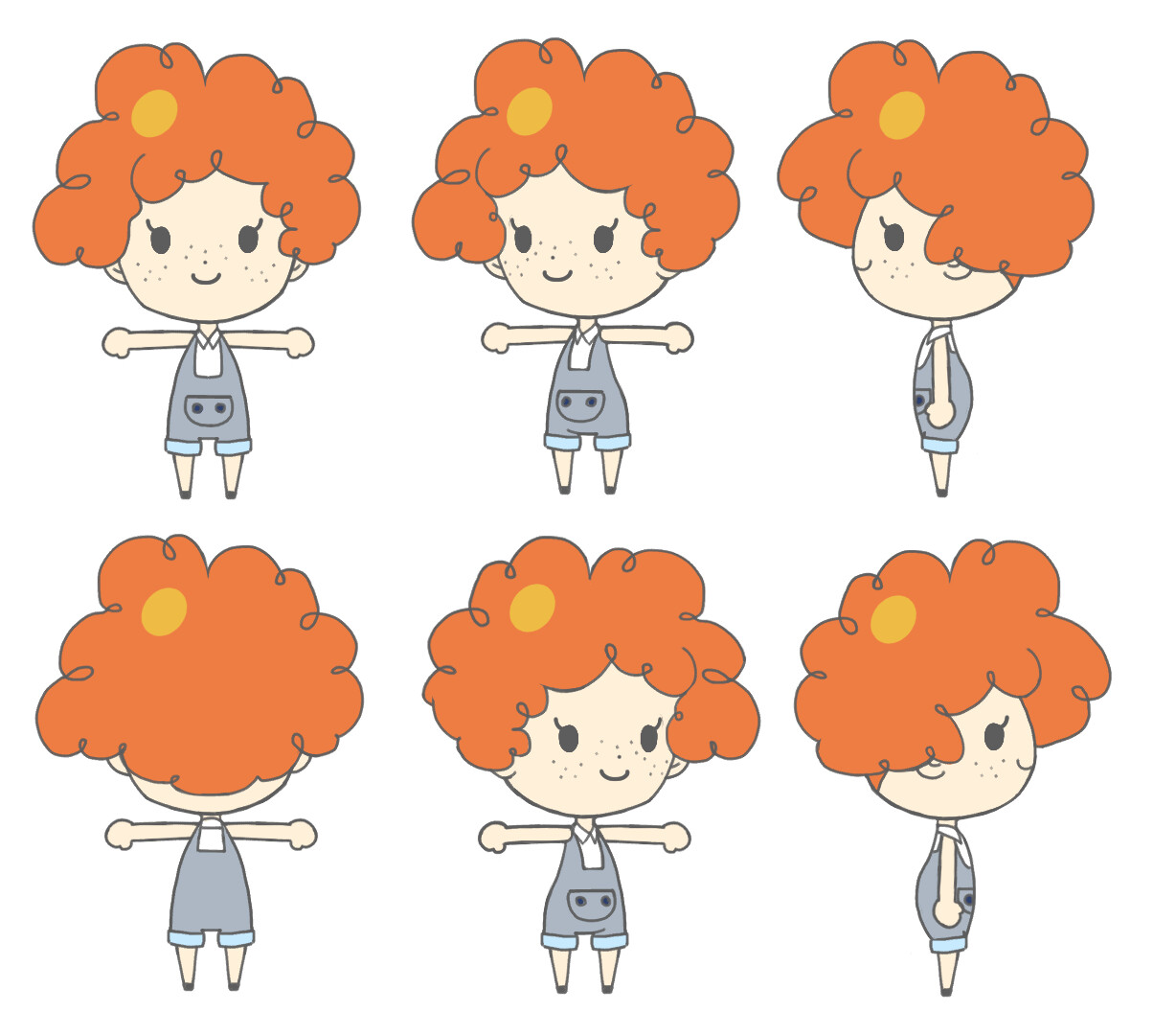 ArtStation - A_Given_Wish_Characters sheet - LAZY CATS Project