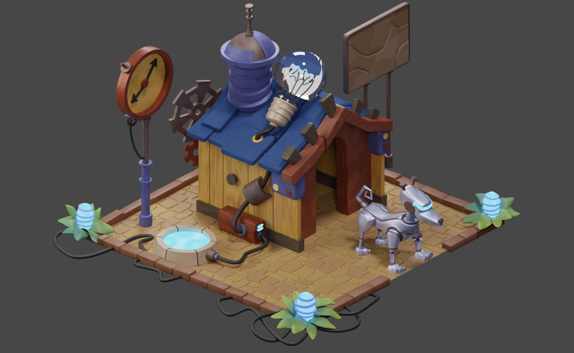 ArtStation - Dog house