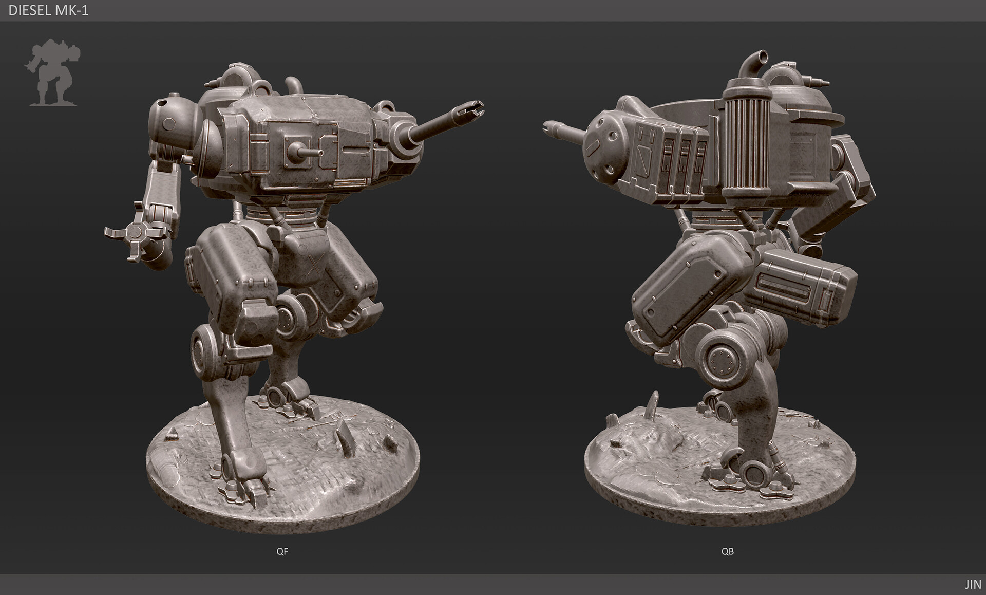 ArtStation - Diesel Mech EX