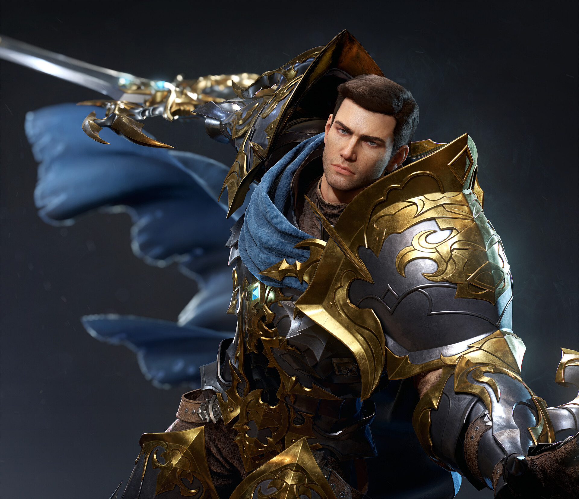 eWhitewolf - Blue_warrior