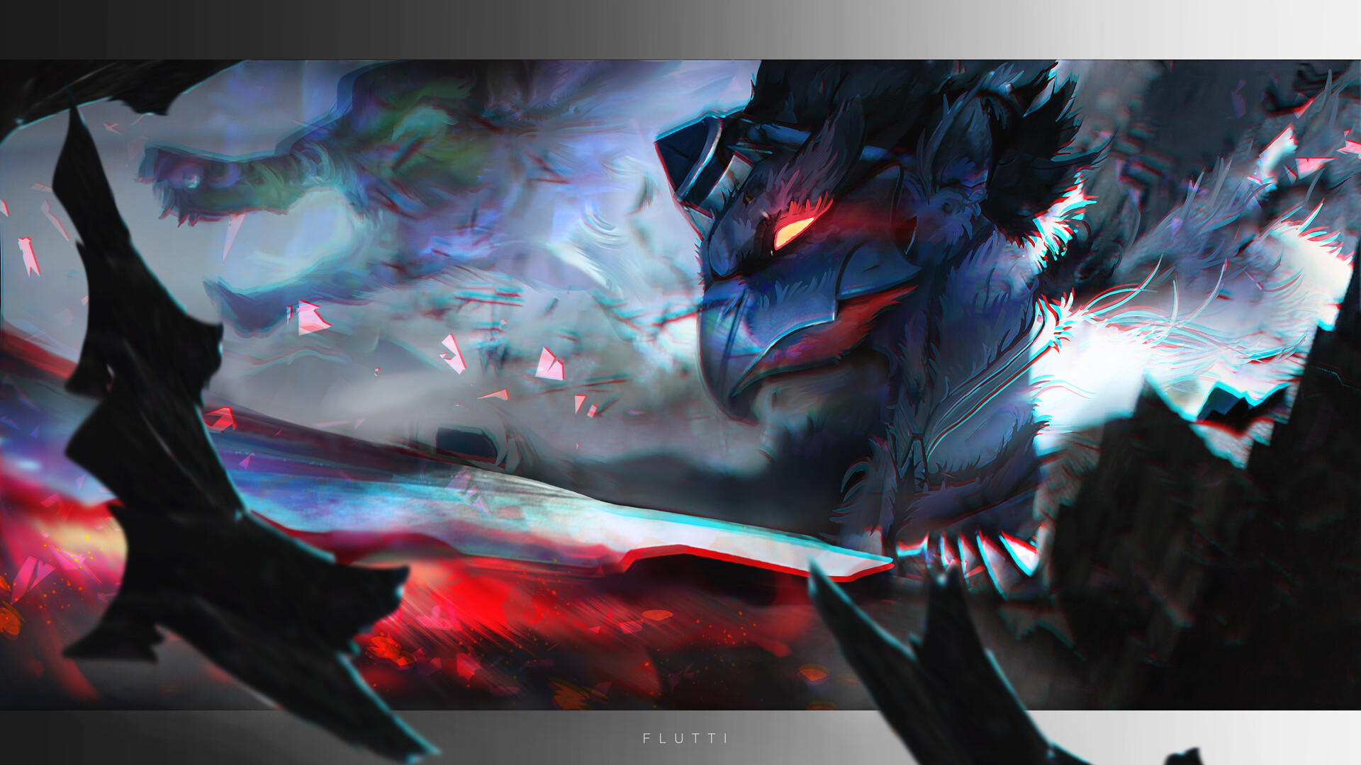 ArtStation - Karasu-Tengu [Genji Overwatch Fanart]