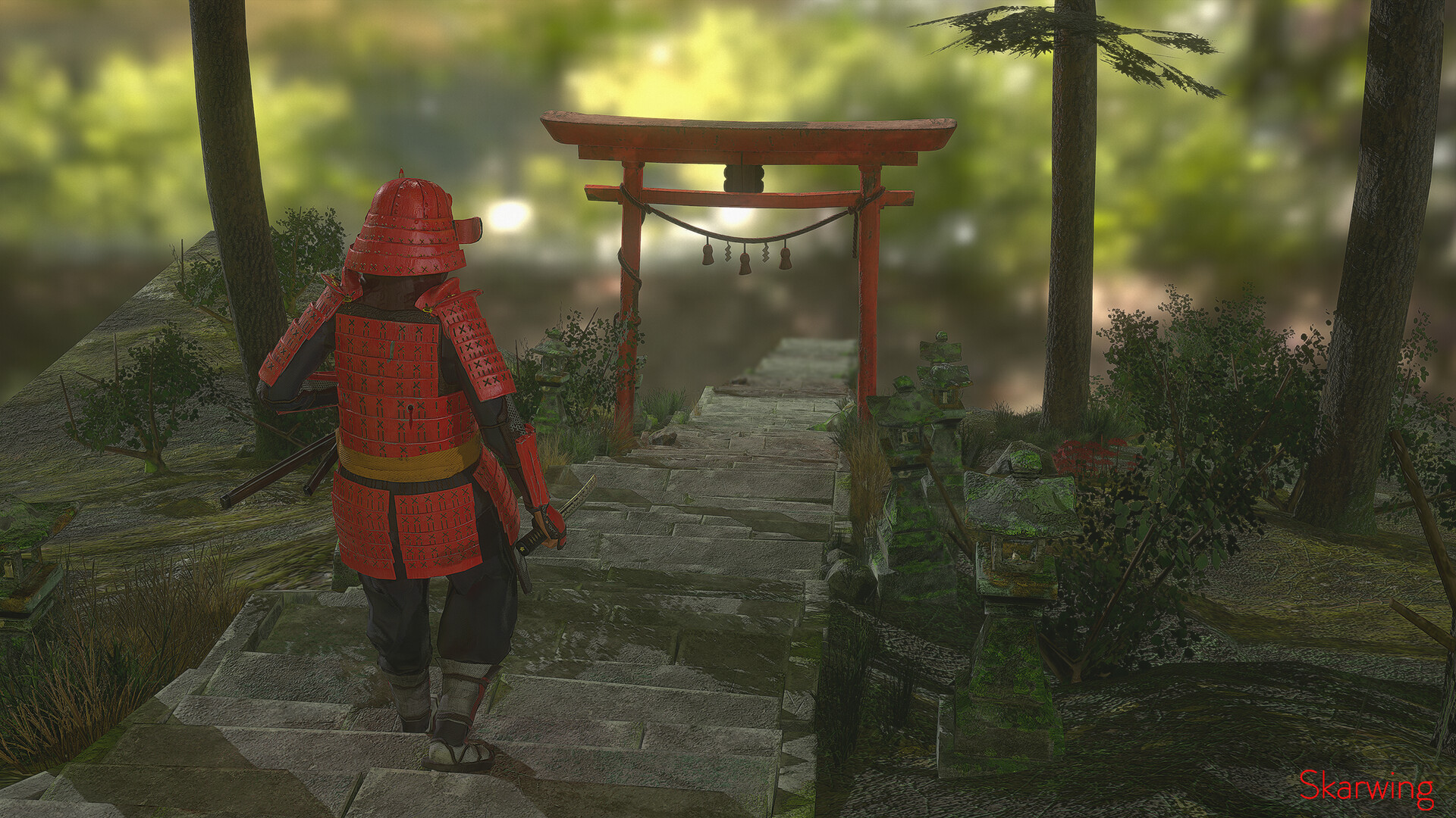 Skarwing - Tired samurai