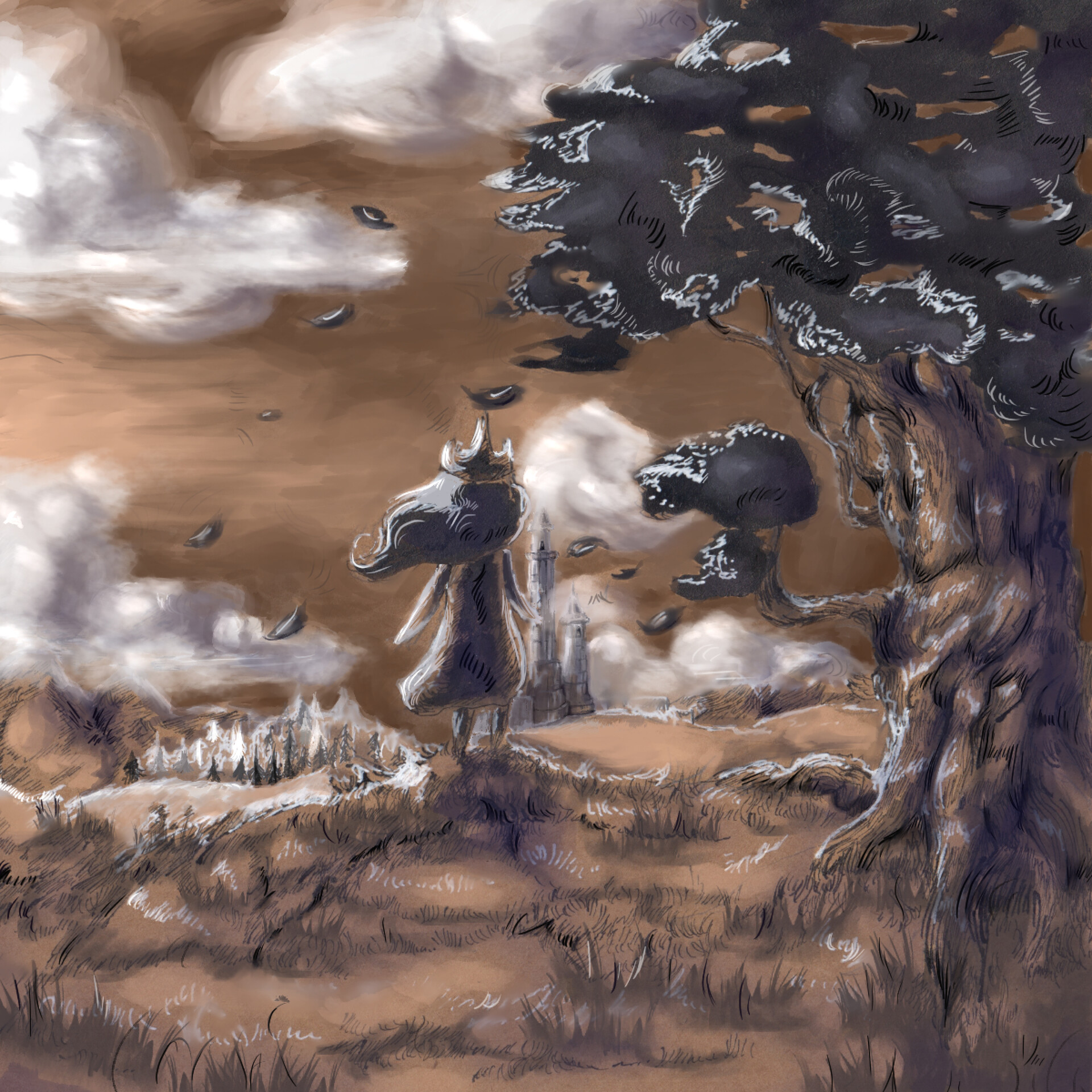 ArtStation - Princess on a Hill