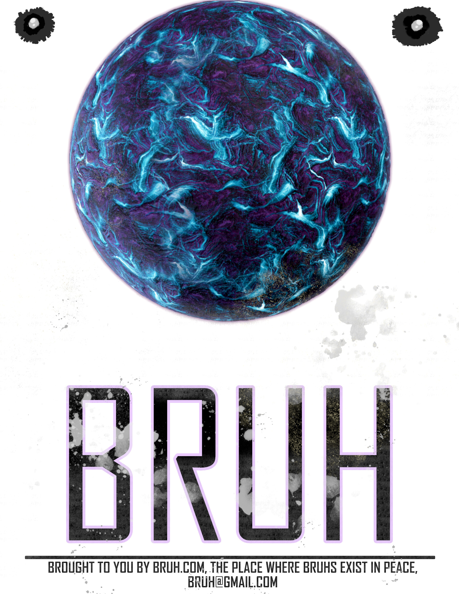 ArtStation - BRUH Alien Planet Poster