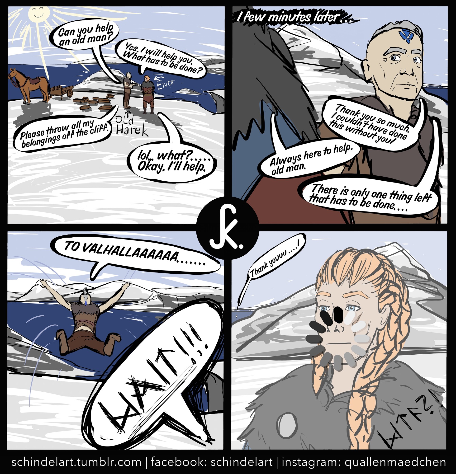 Funny Skyrim Comics