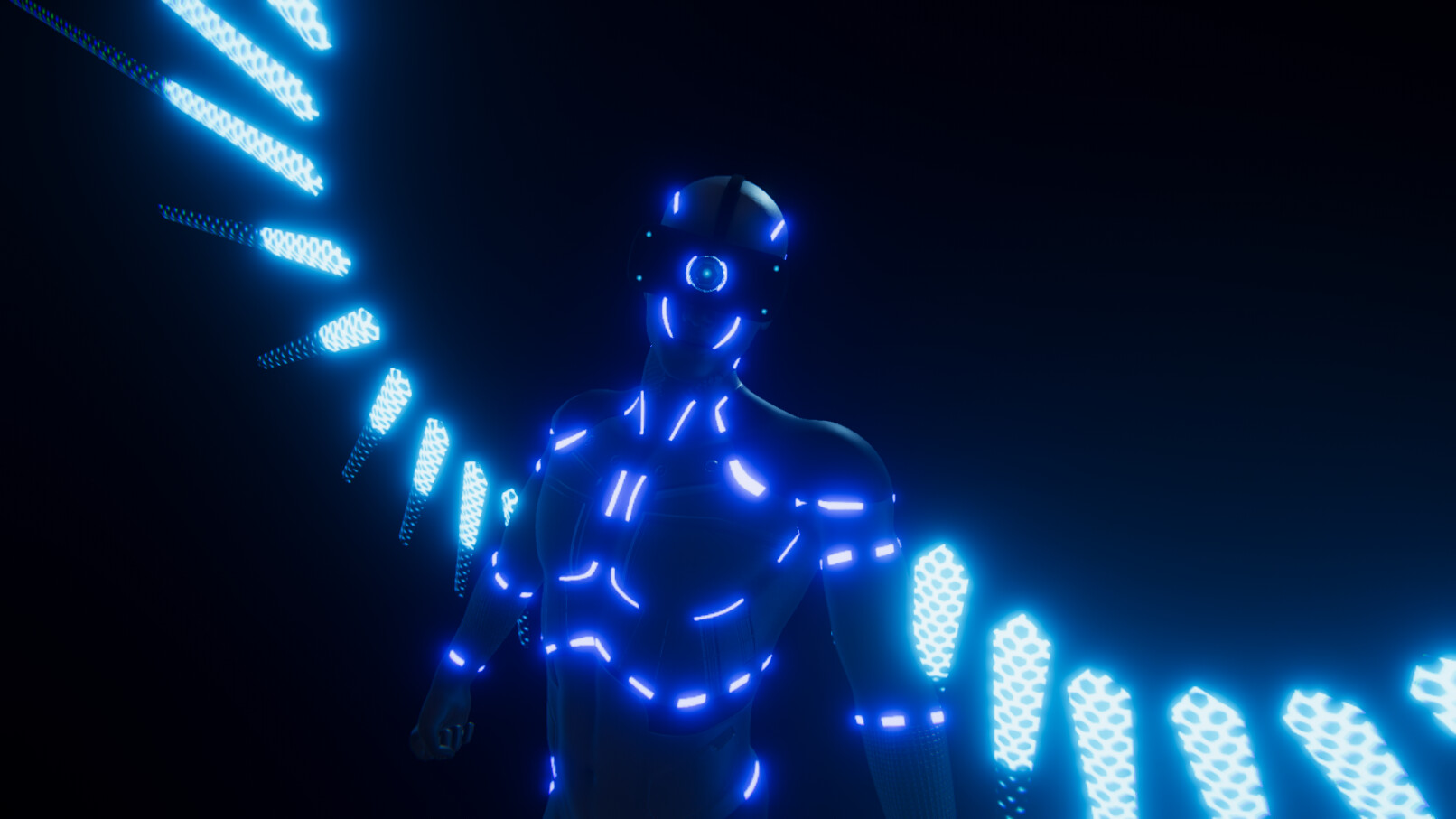 Patrick Jacquemont - Neon Singularity - Cyberpunk Music Visualizer breakdown