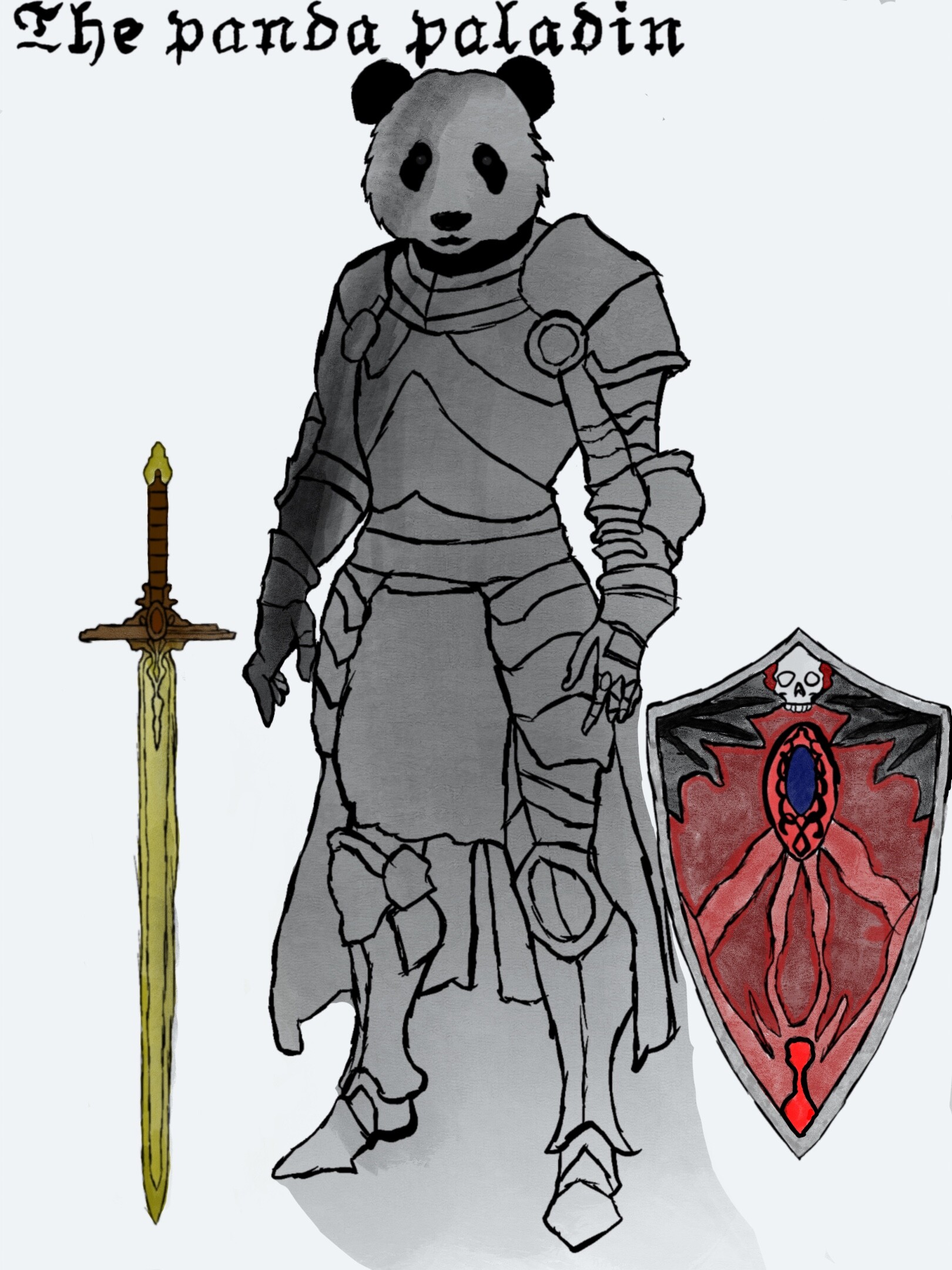 ArtStation - Panda paladin