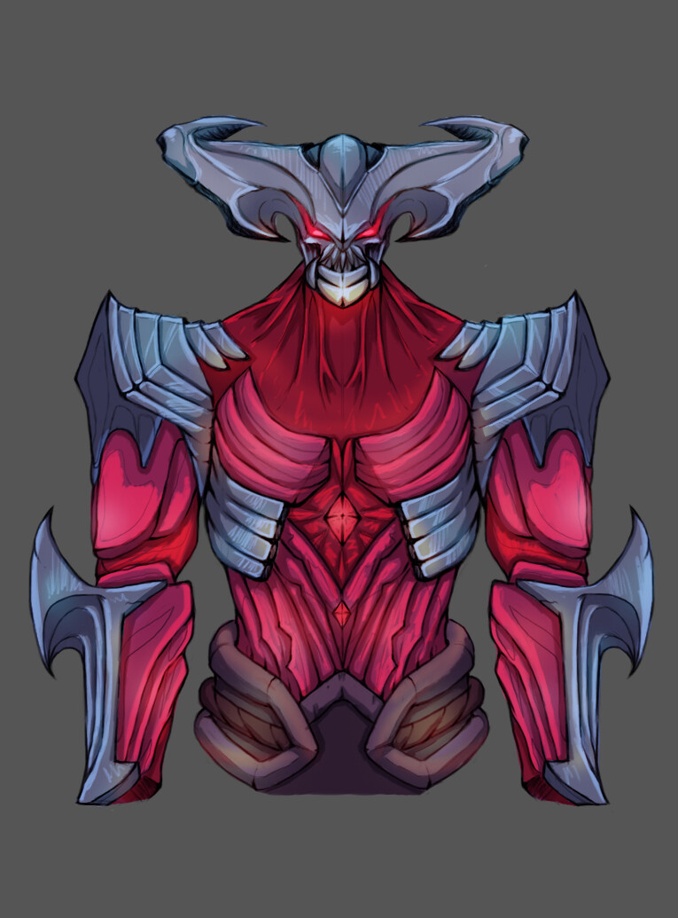 ArtStation - Kayn League Of Legends Fan Art (Linework and Painting)