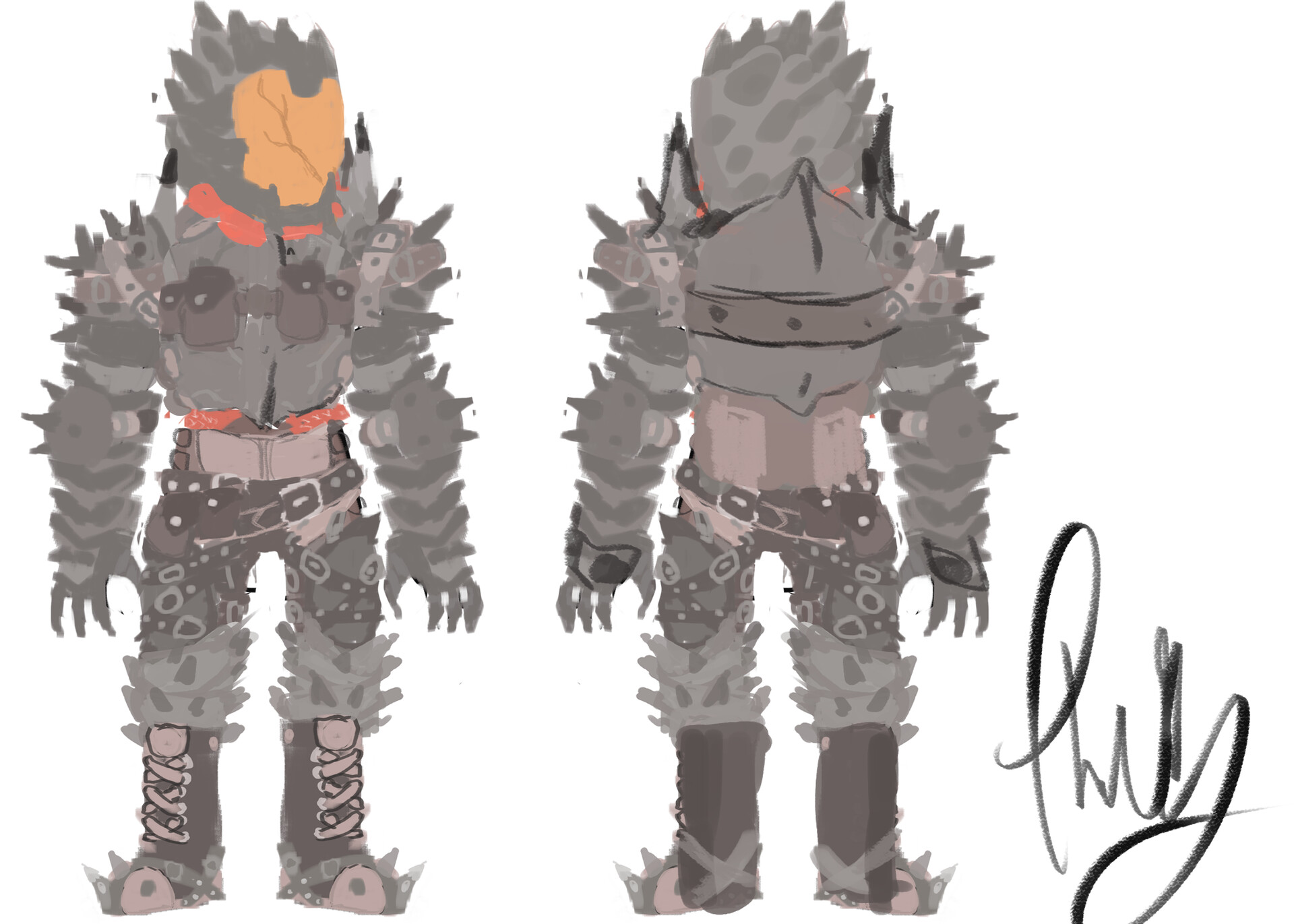 how to draw rogue knight