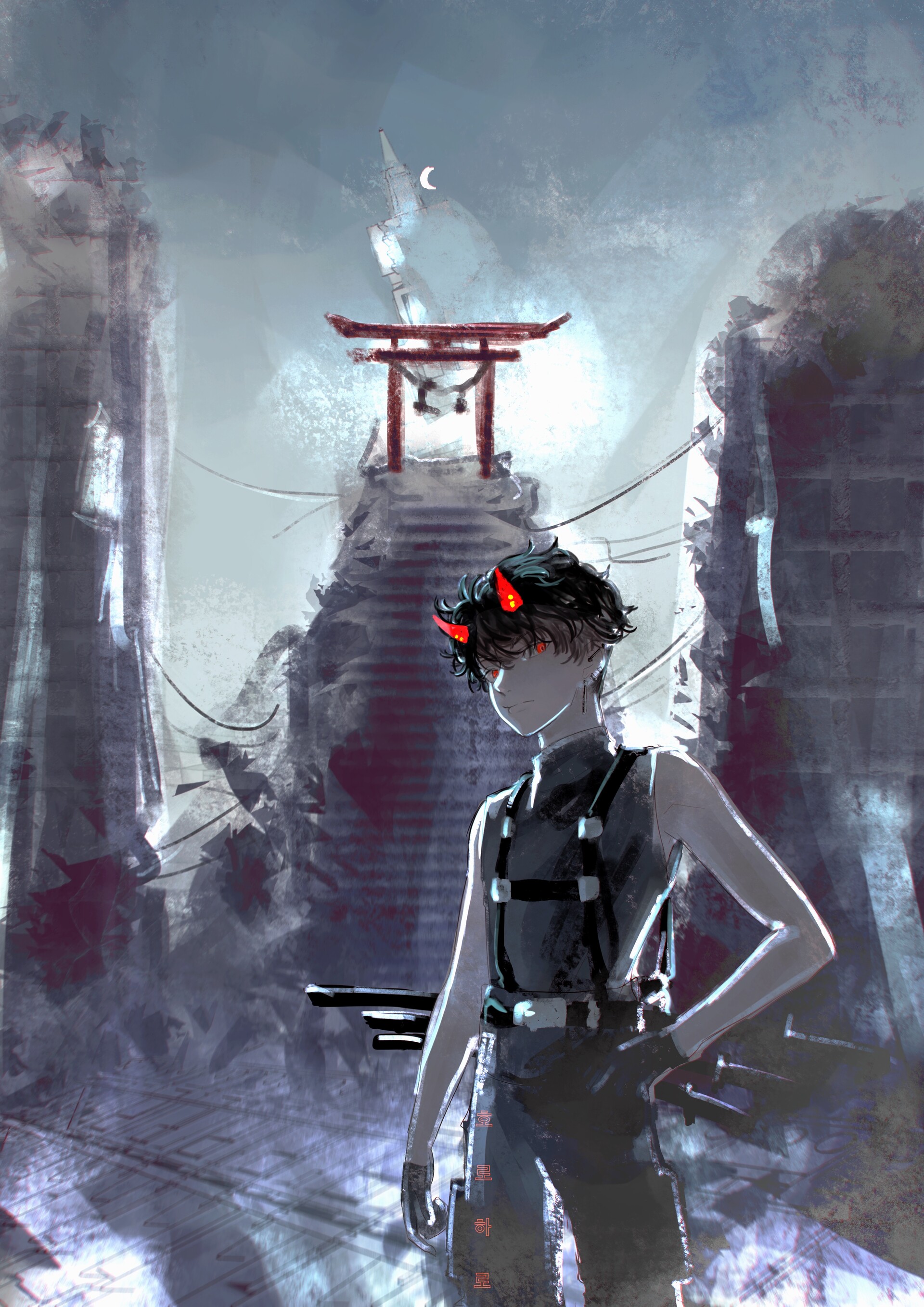 ArtStation - procreate study OC