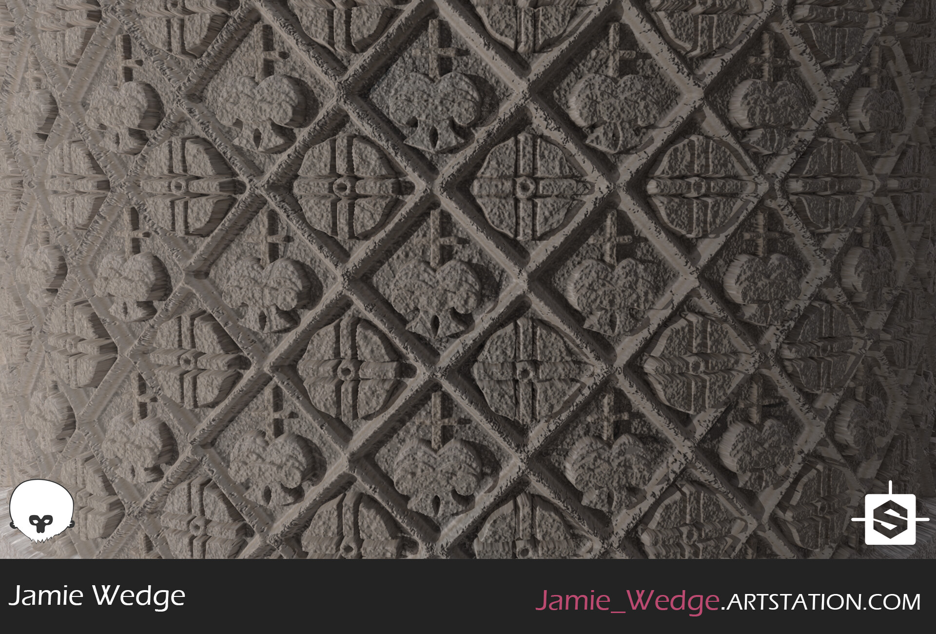 Jamie Wedge - Insignia Pillar Material - Substance Designer