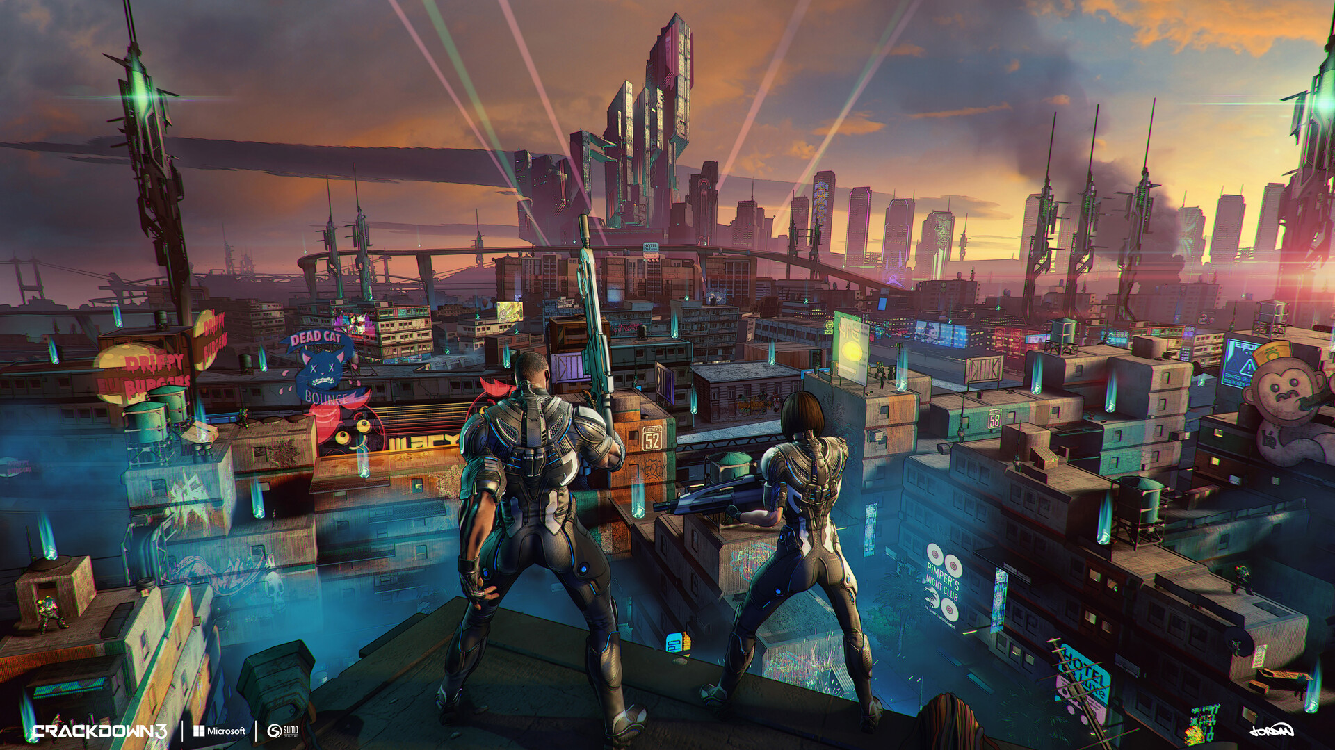ArtStation - CRACKDOWN 3 ART DUMP