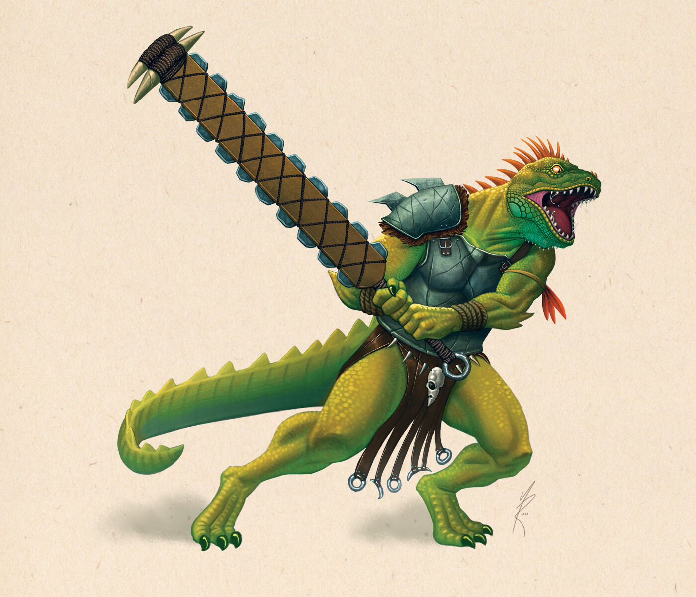 ArtStation - Lizardfolk Chief