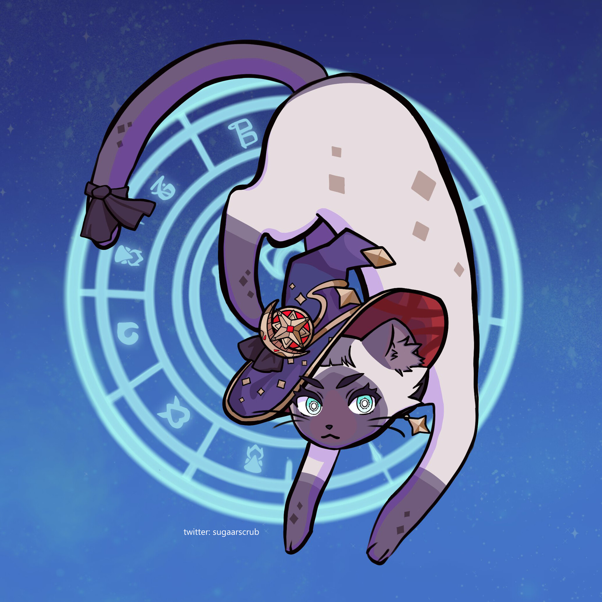 ArtStation - Neko Mona (Genshin Impact Fanart)